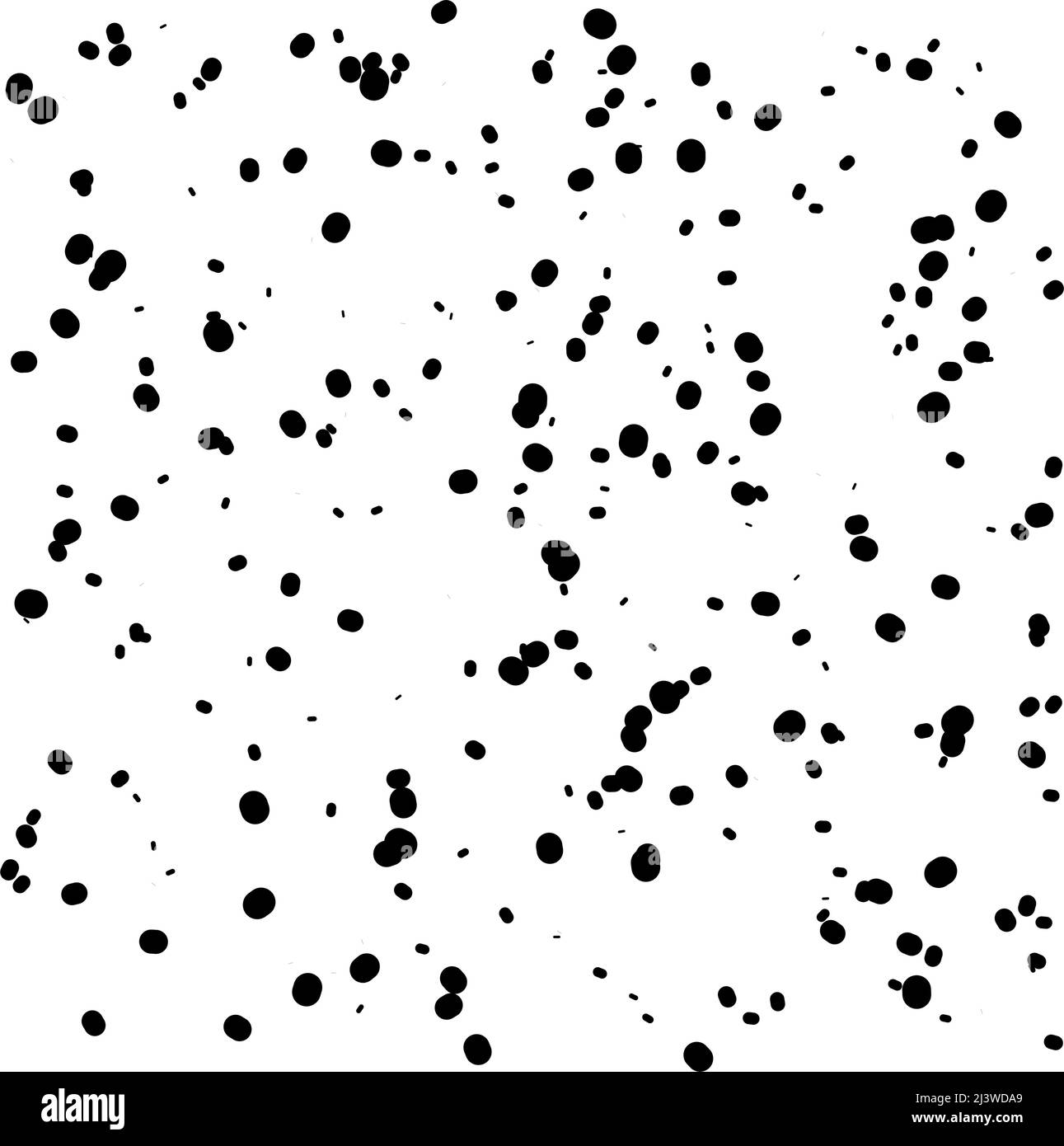 Random dots, circles pattern. Polka dots, pointillist, stippling ...
