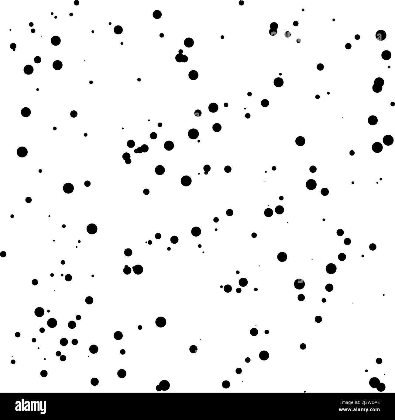 Random dots, circles pattern. Polka dots, pointillist, stippling ...