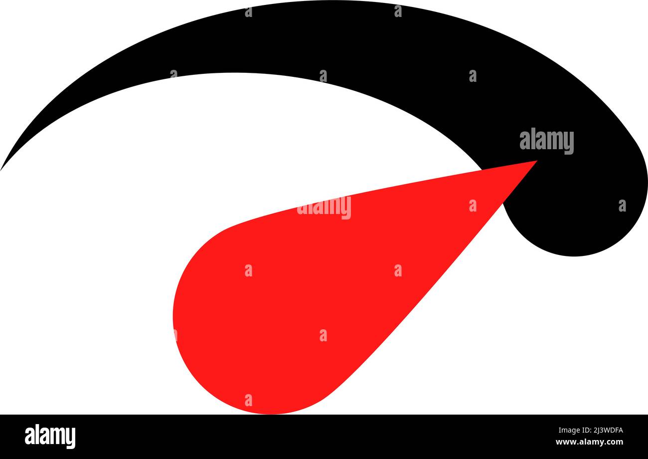 Gauge, meter, level indicator icon, symbol. Stock vector illustration ...