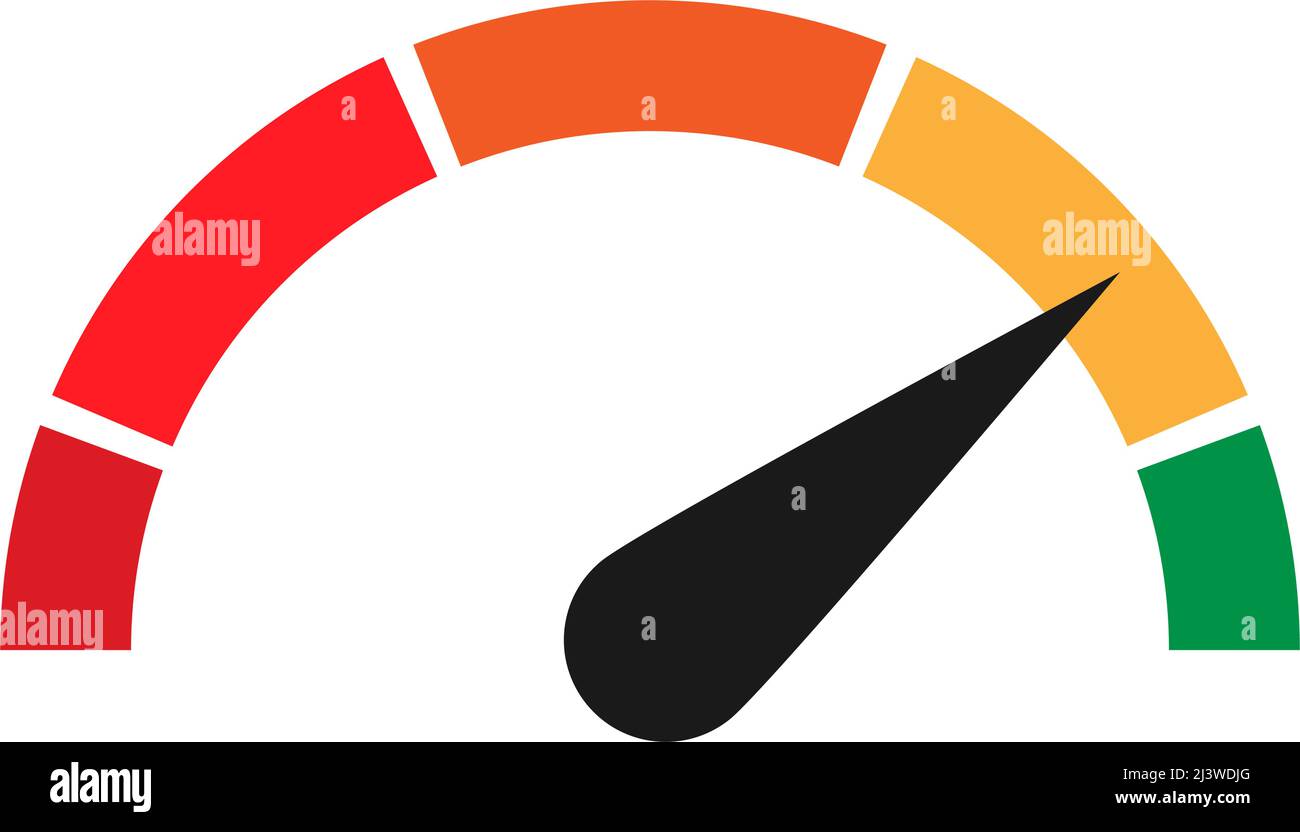 Gauge, meter, level indicator icon, symbol. Stock vector illustration ...