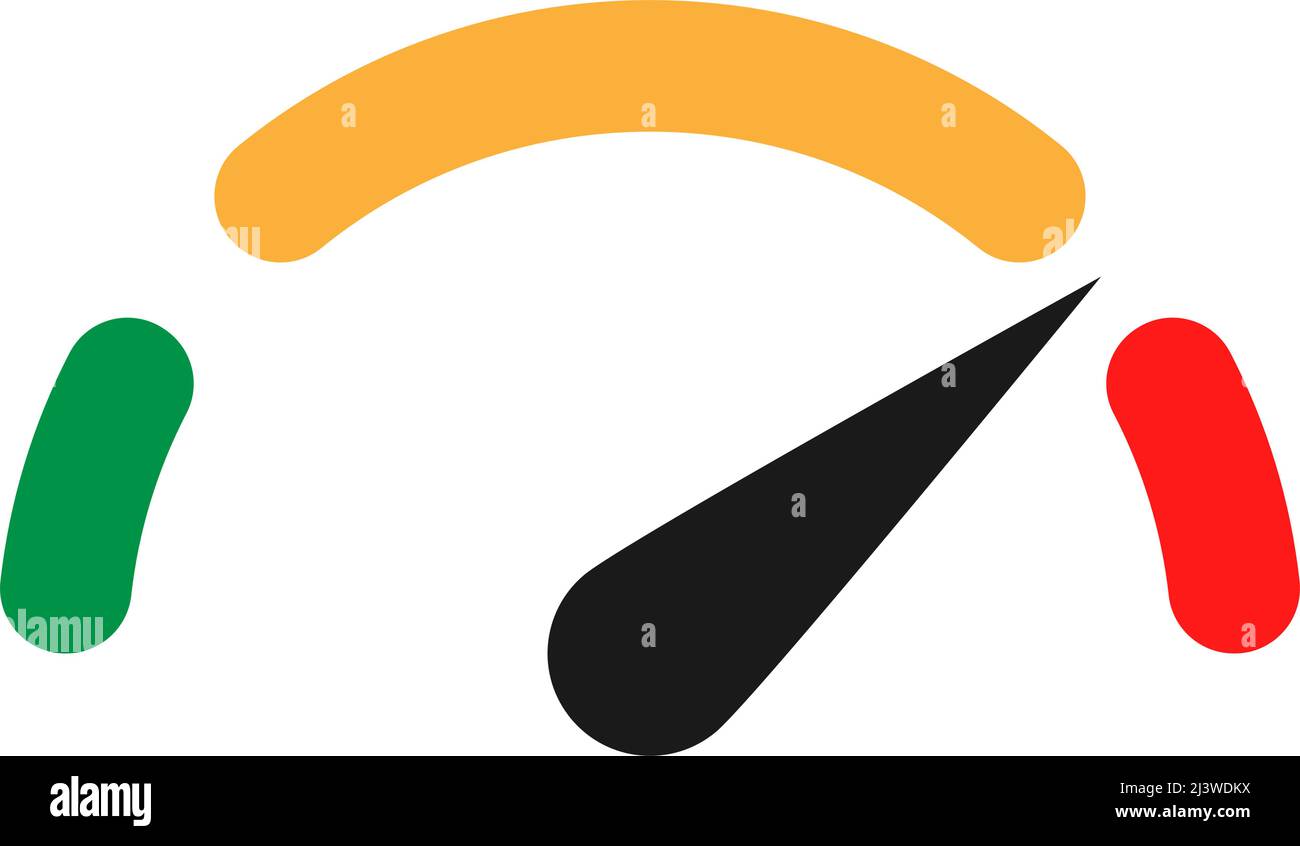 Gauge, meter, level indicator icon, symbol. Stock vector illustration ...