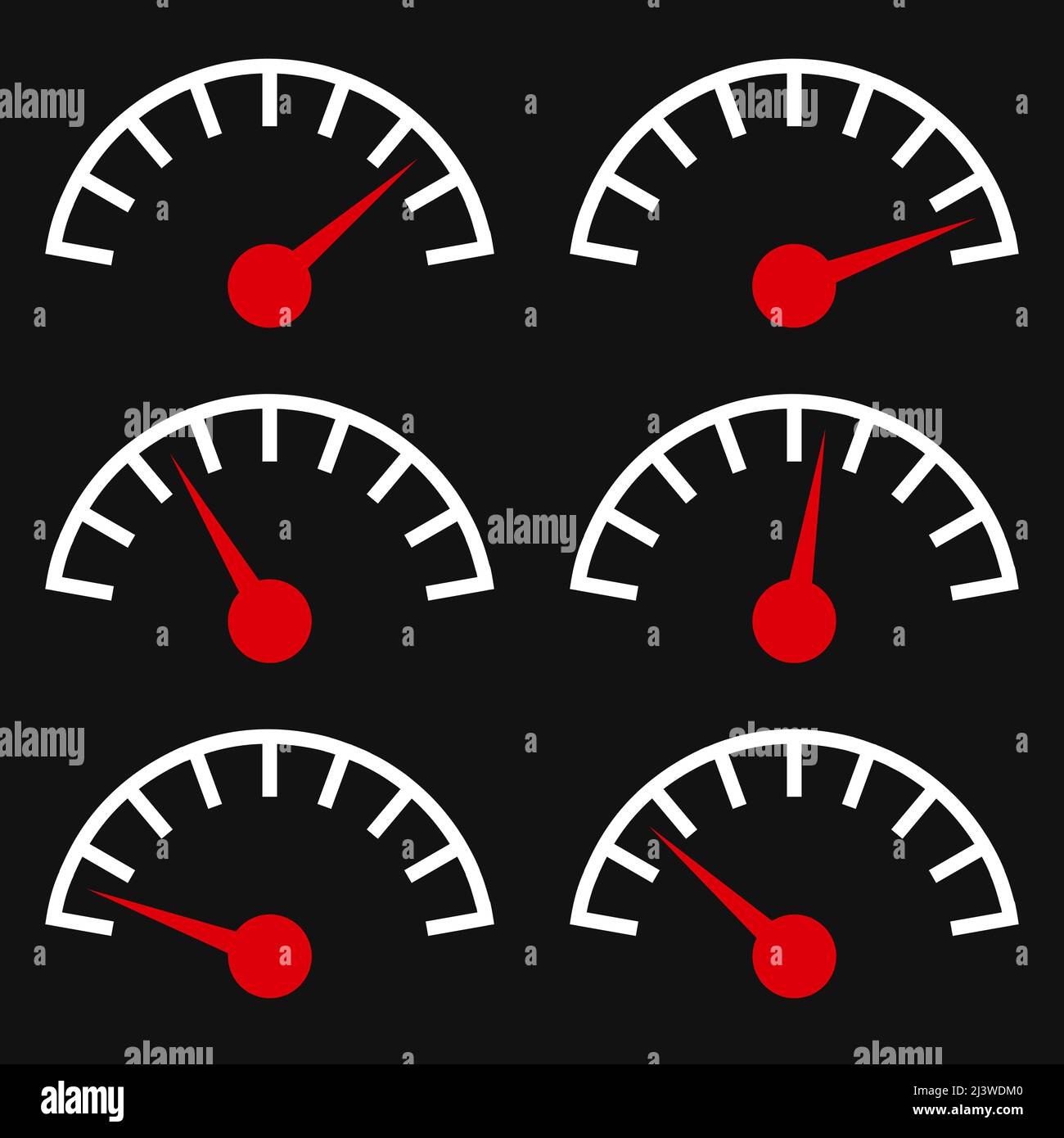Gauge, meter, level indicator icon, symbol. Stock vector illustration ...