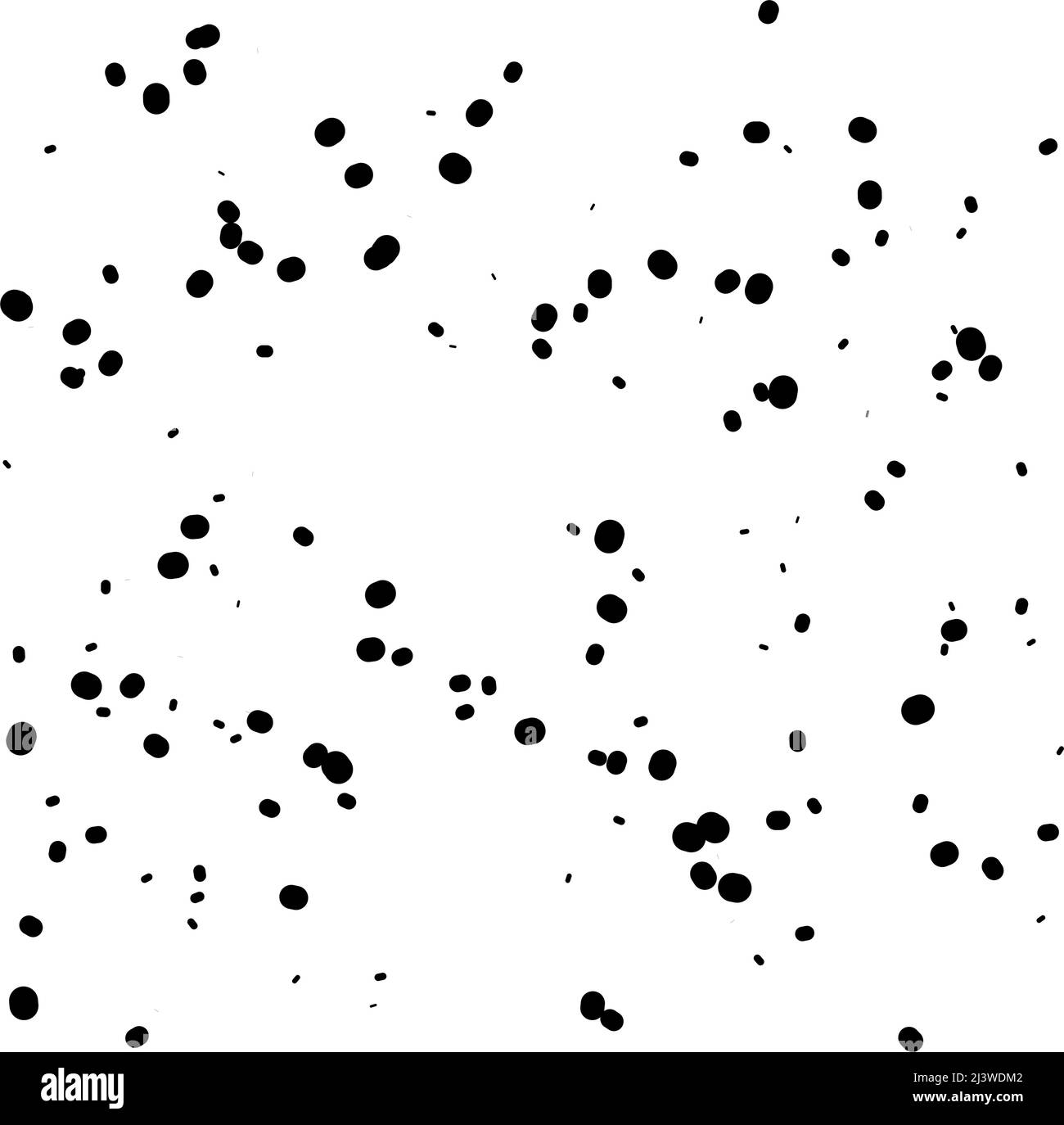 Random dots, circles pattern. Polka dots, pointillist, stippling ...