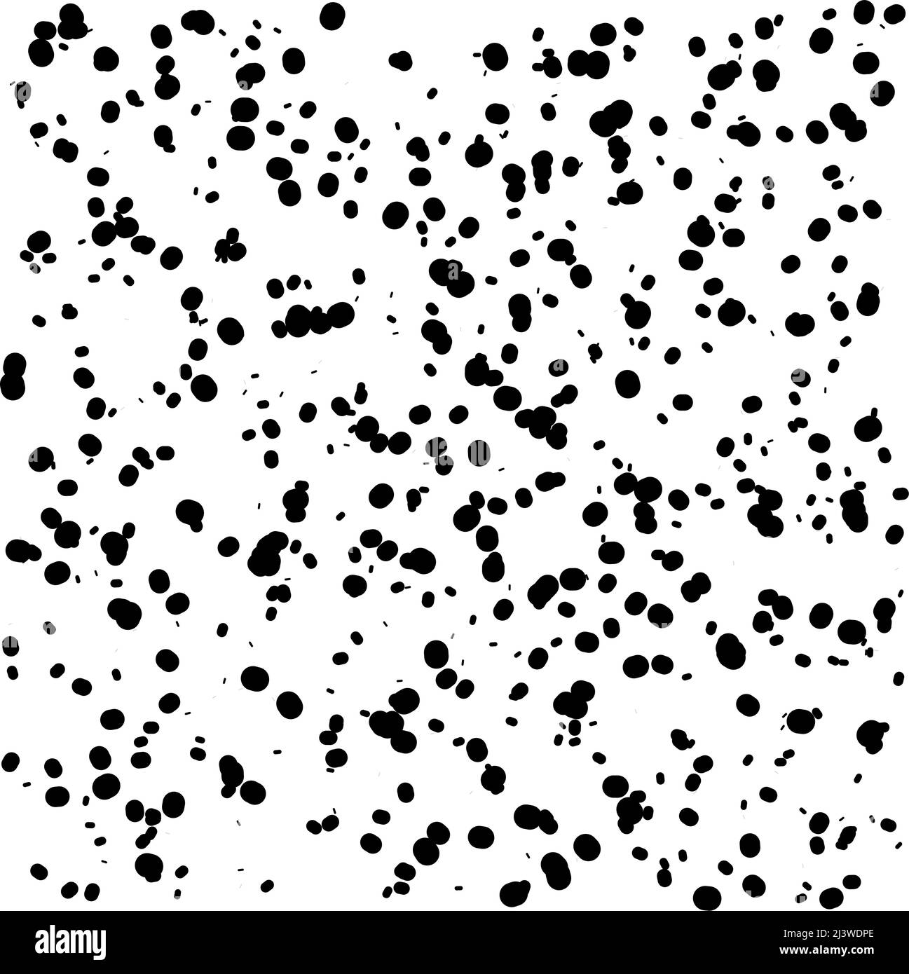 Random dots, circles pattern. Polka dots, pointillist, stippling ...