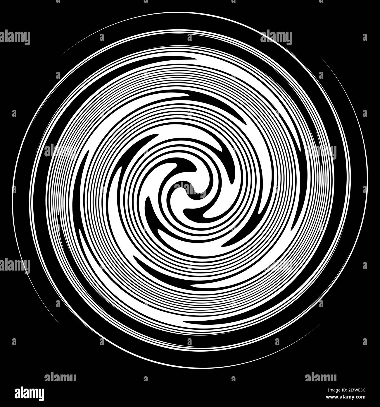 Spiral, swirl, twirl element. Vortex, eddy, spire and helix vector ...