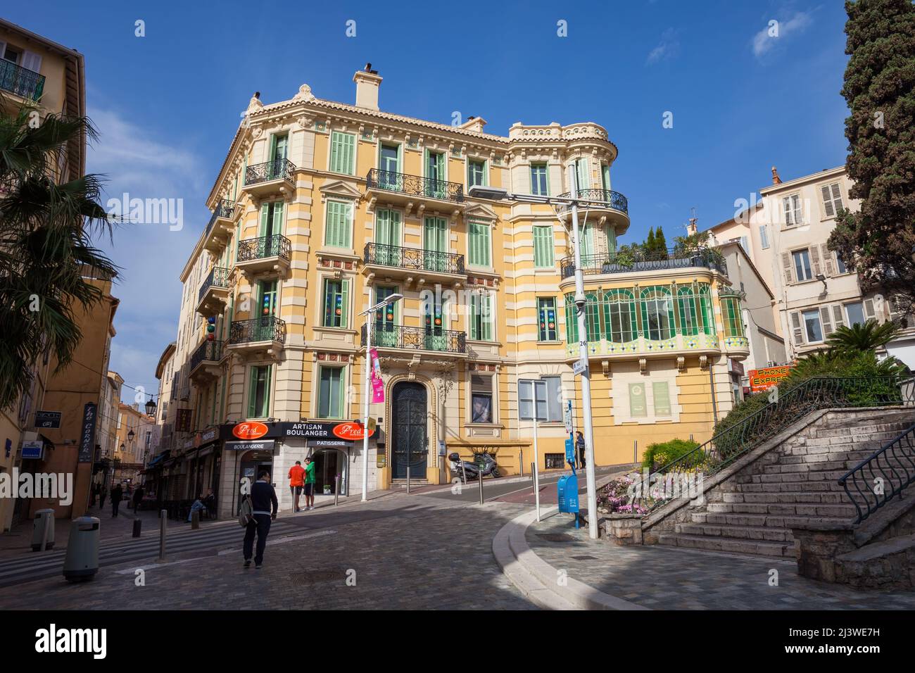 Cannes town centre hi-res stock photography and images - Alamy