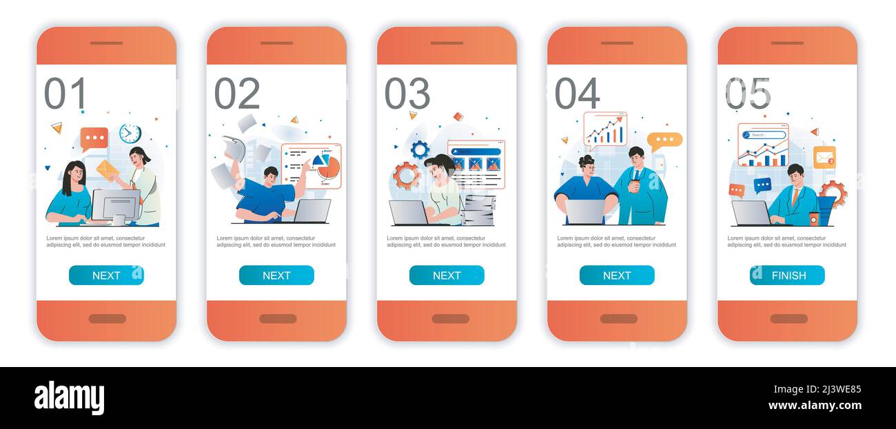 Doing the paperwork Stock Vector Images - Alamy