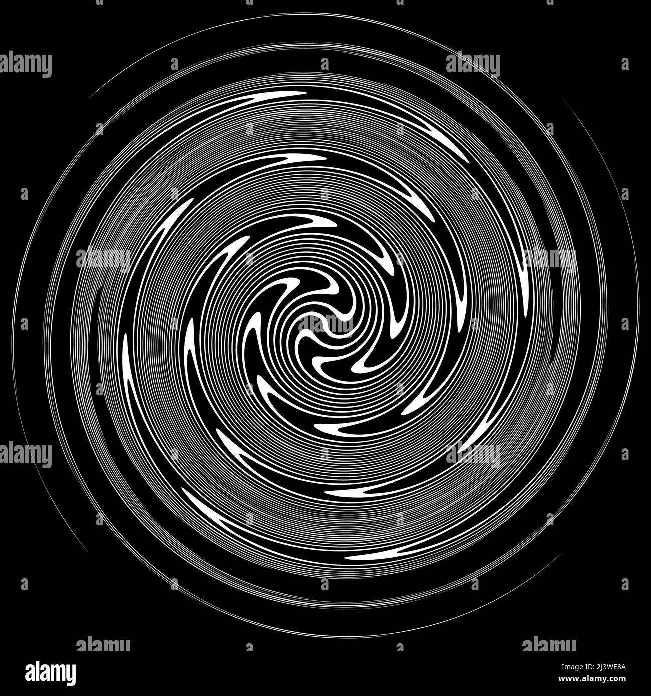 Spiral, swirl, twirl element. Vortex, eddy, spire and helix vector ...
