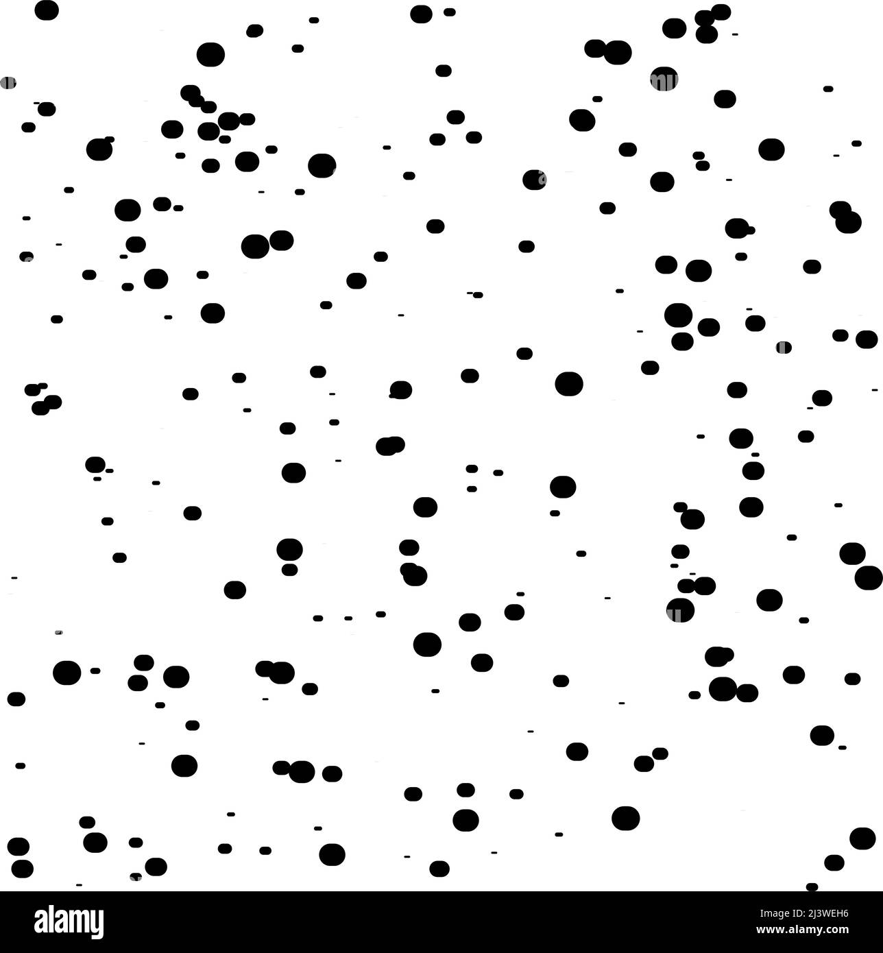 Random dots, circles pattern. Polka dots, pointillist, stippling ...