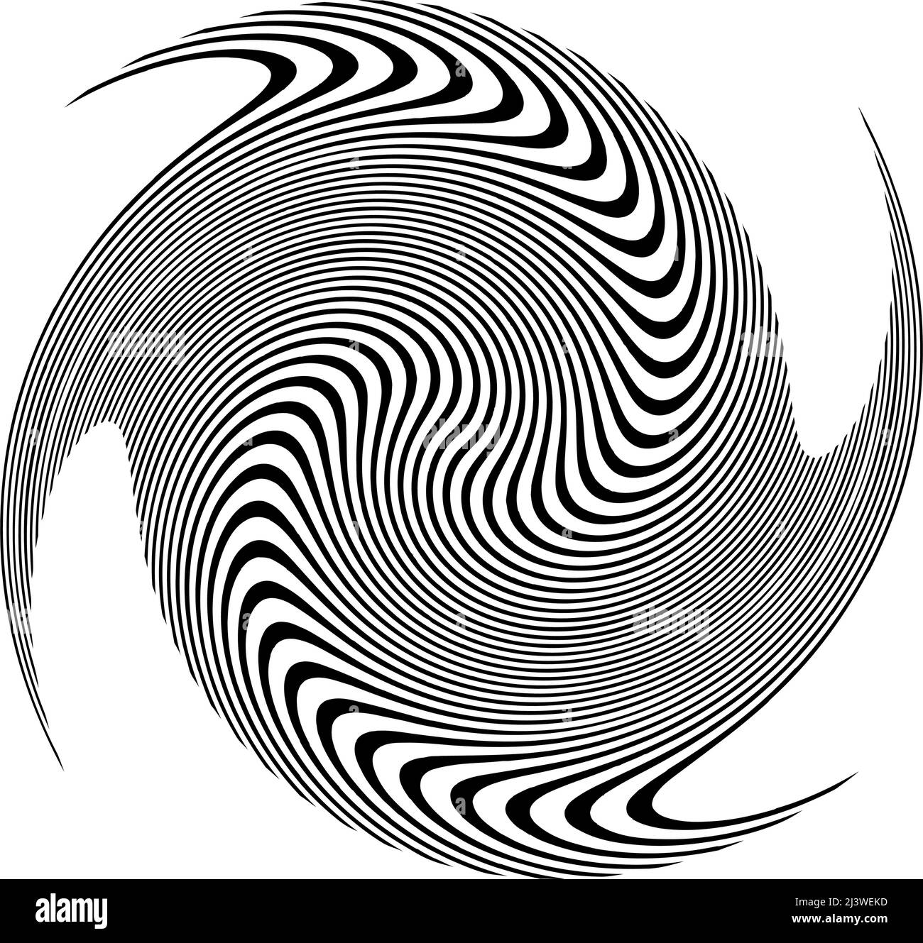 Spiral, swirl, twirl element. Vortex, eddy, spire and helix vector ...