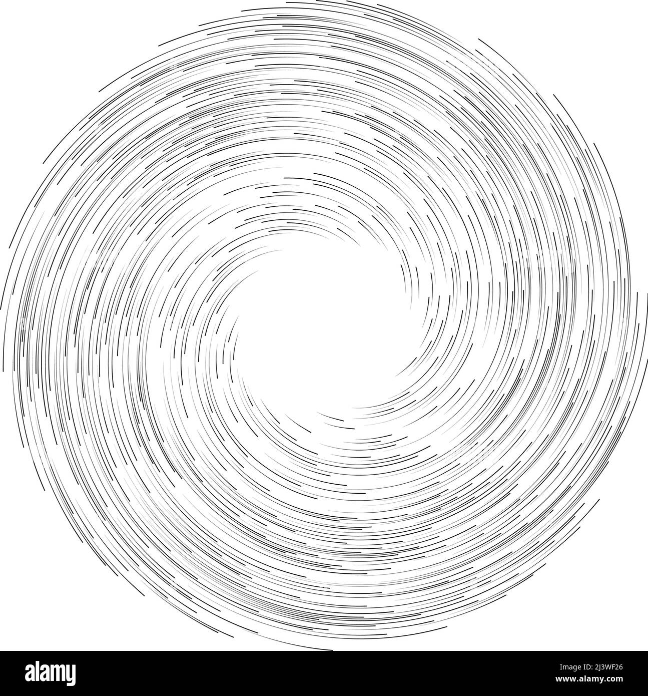Spiral, swirl, twirl element. Vortex, eddy, spire and helix vector ...