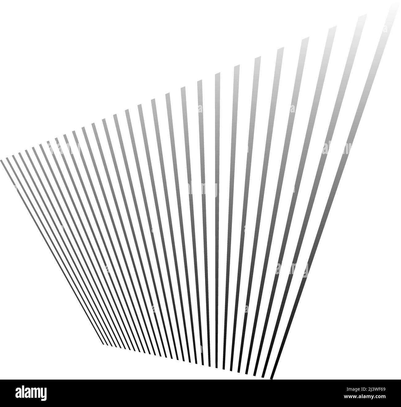 3d dynamic lines, stipes in perspective vanishing, diminishing into ...