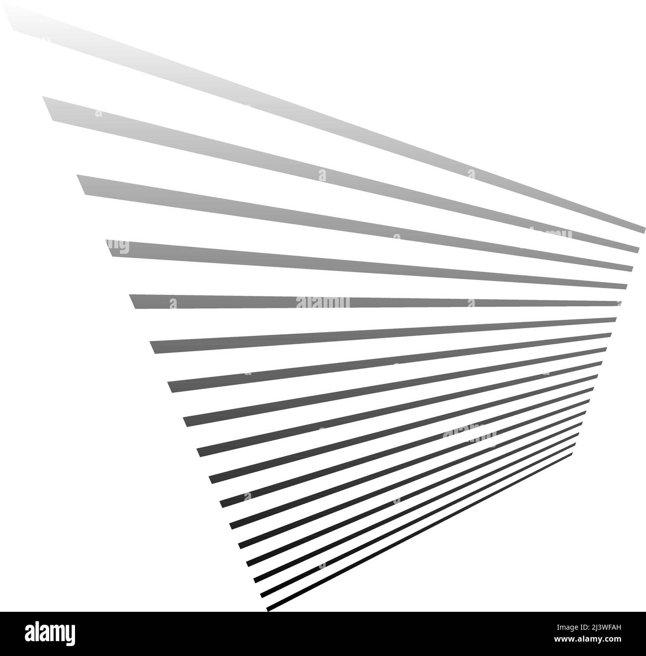 3d dynamic lines, stipes in perspective vanishing, diminishing into ...