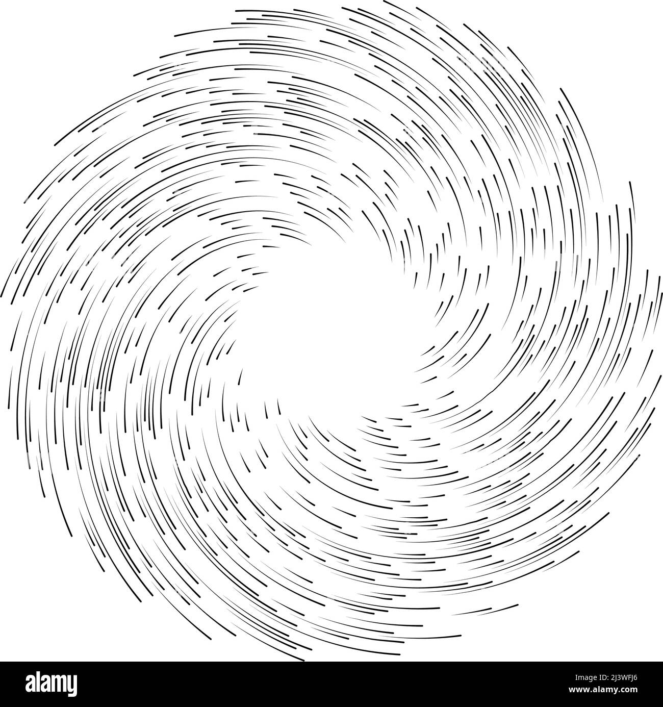 Spiral, swirl, twirl element. Vortex, eddy, spire and helix vector ...
