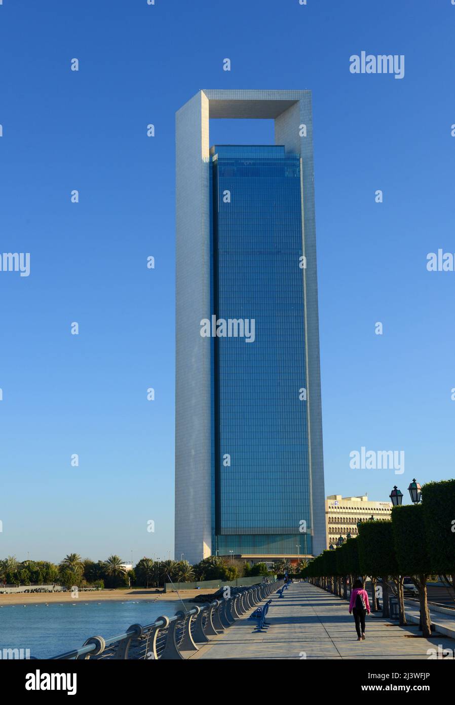 ADNOC H.Q. tower in Abu Dhabi, UAE Stock Photo - Alamy