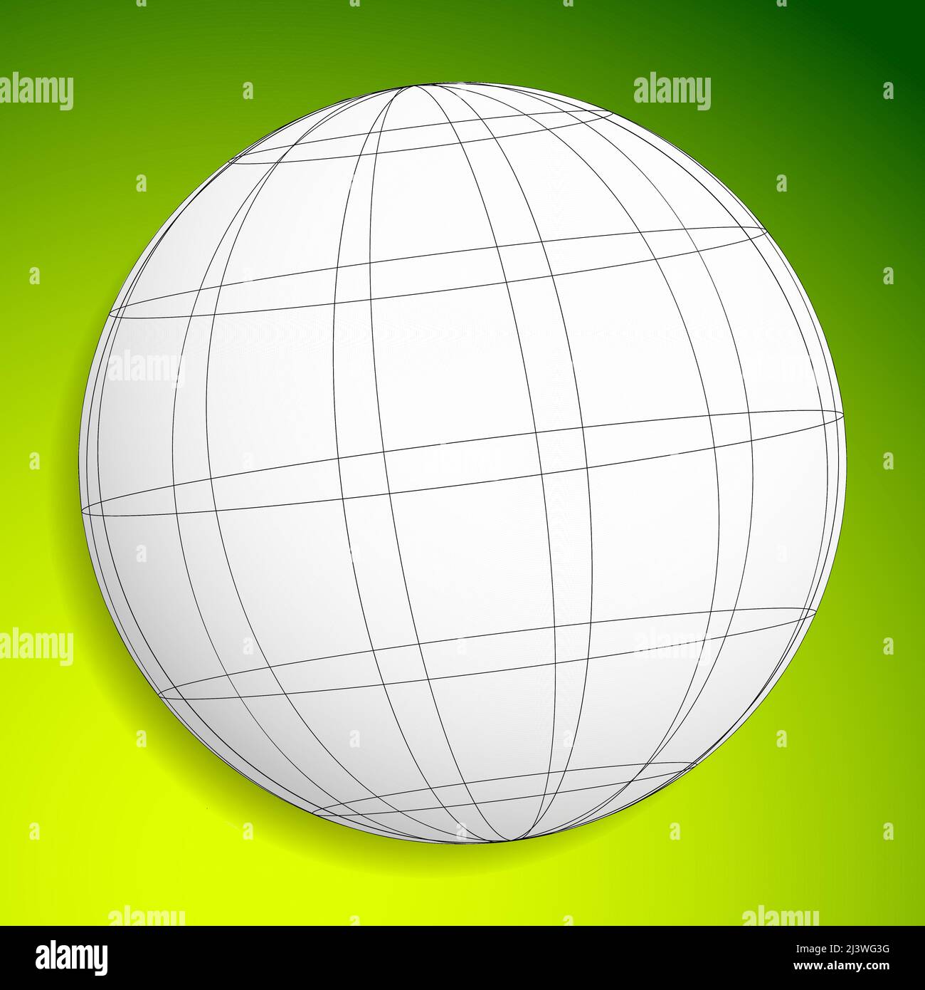 Wireframe, grid, mesh sphere, globe, ball vector illustration. Stock ...