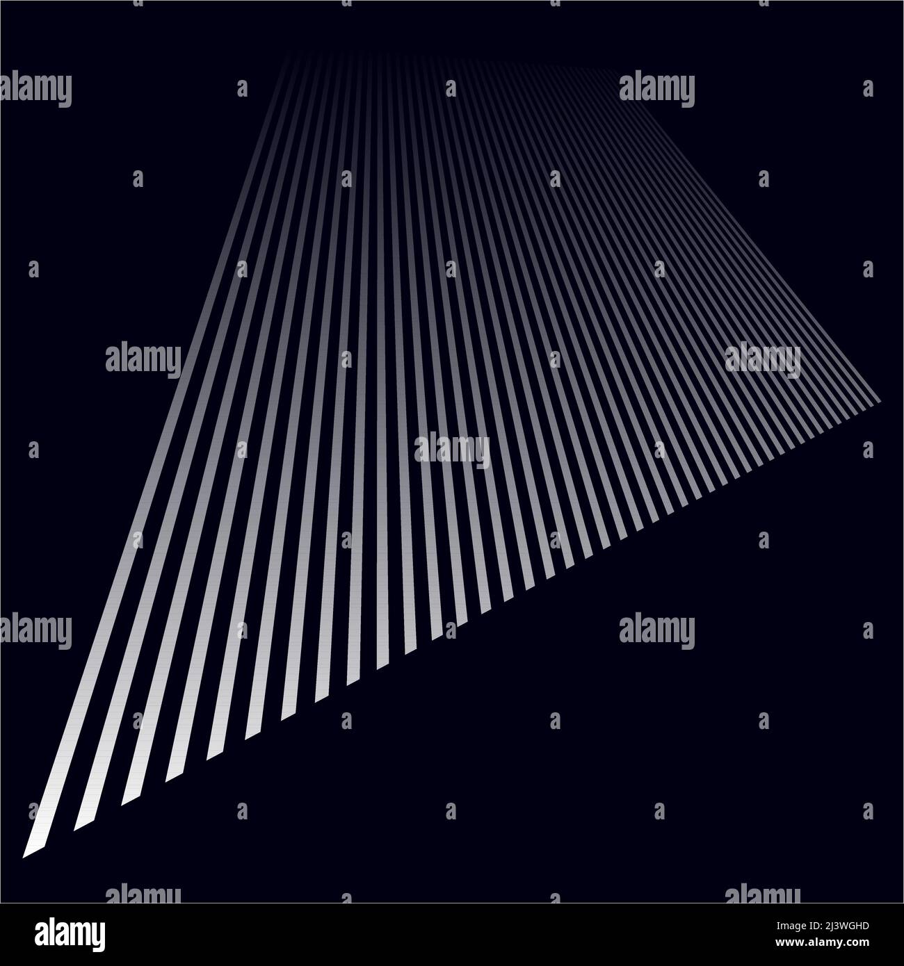 3d dynamic lines, stipes in perspective vanishing, diminishing into ...