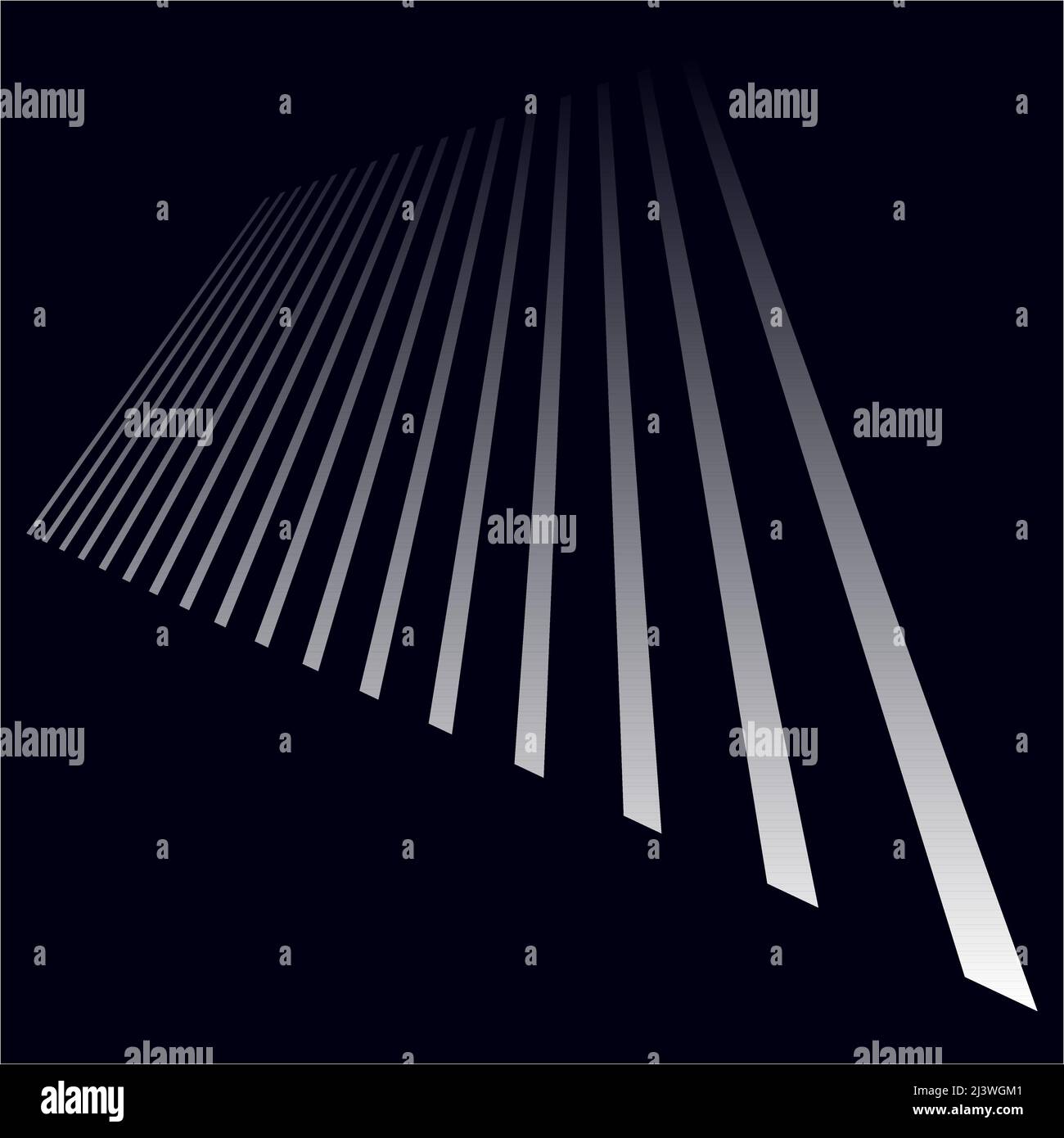 3d dynamic lines, stipes in perspective vanishing, diminishing into ...