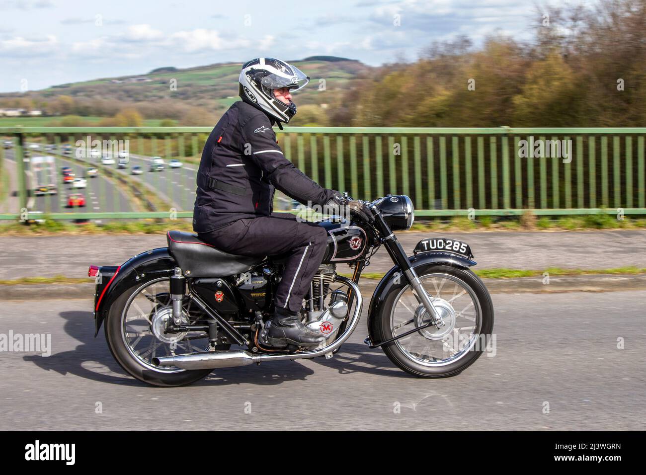 1955 50s fifties 350cc Matchless Motorcycle; Heritage British cherished ...