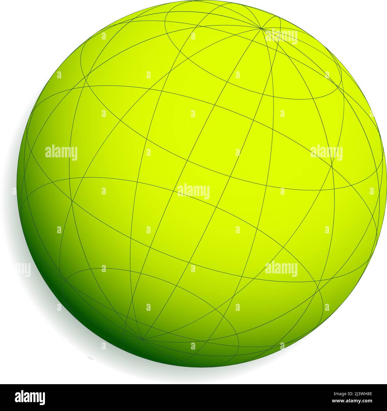 Wireframe, grid, mesh sphere, globe, ball vector illustration. Stock ...