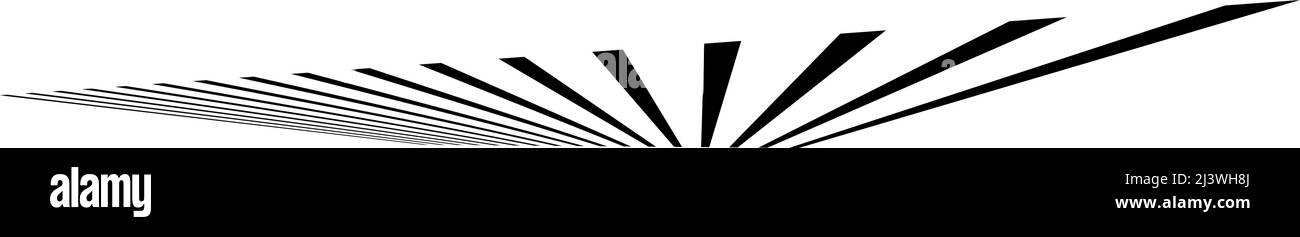 3d dynamic lines, stipes in perspective vanishing, diminishing into ...