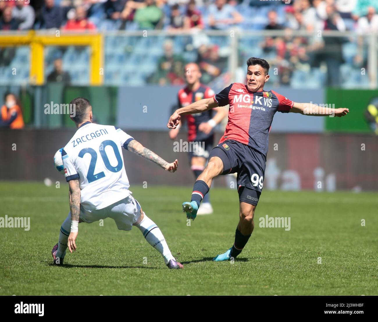Galdames of Genoa CFC during the Italian Serie A, football match ...