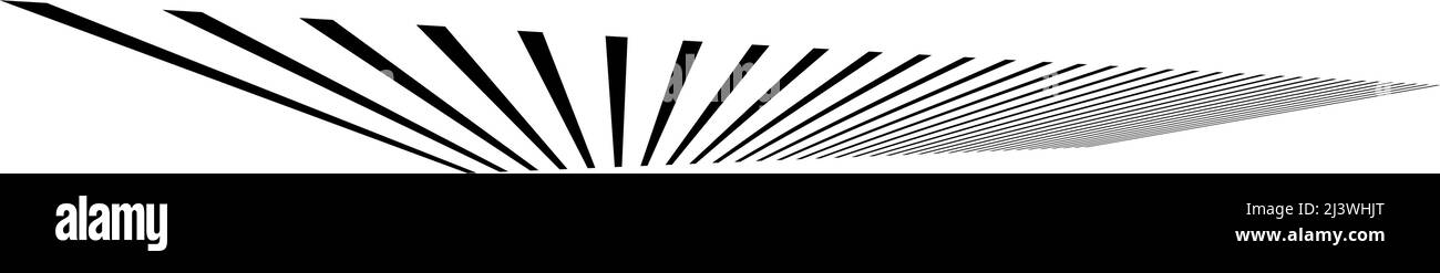 3d dynamic lines, stipes in perspective vanishing, diminishing into ...