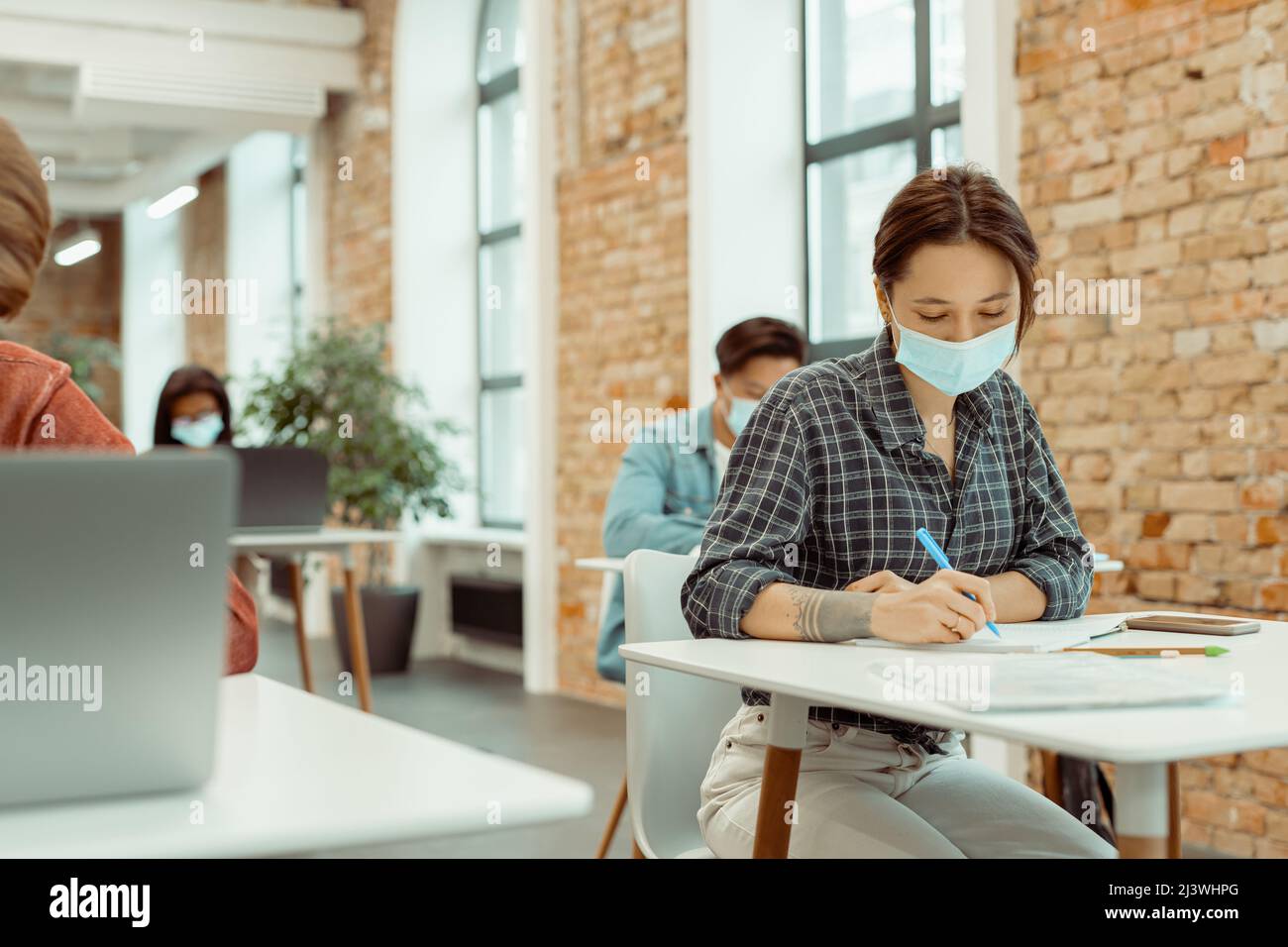 Diverse students learning from hi-res stock photography and images - Alamy