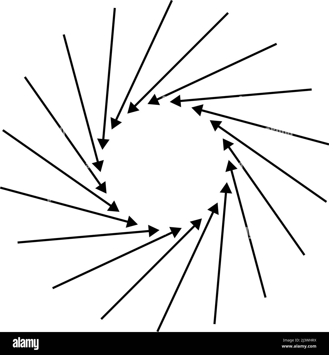Inward spiral swirl twirl Black and White Stock Photos & Images - Alamy