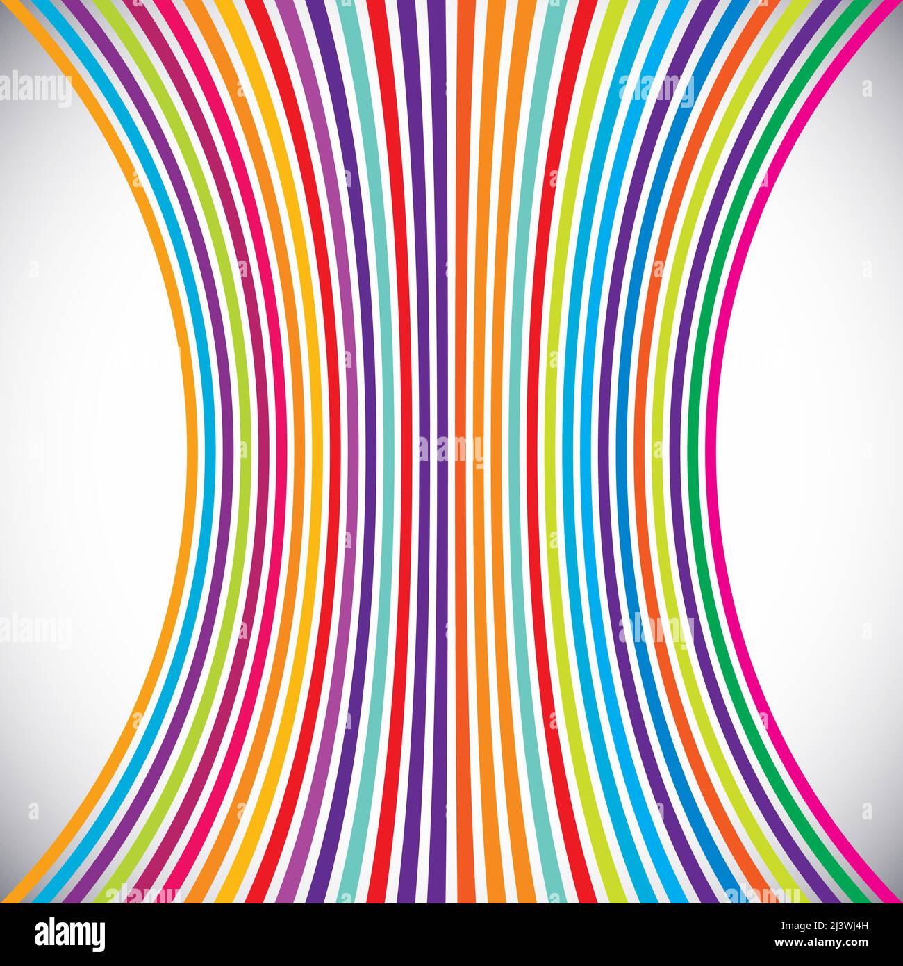 Distorted, deformed lines and stripes vector element. Stock vector ...