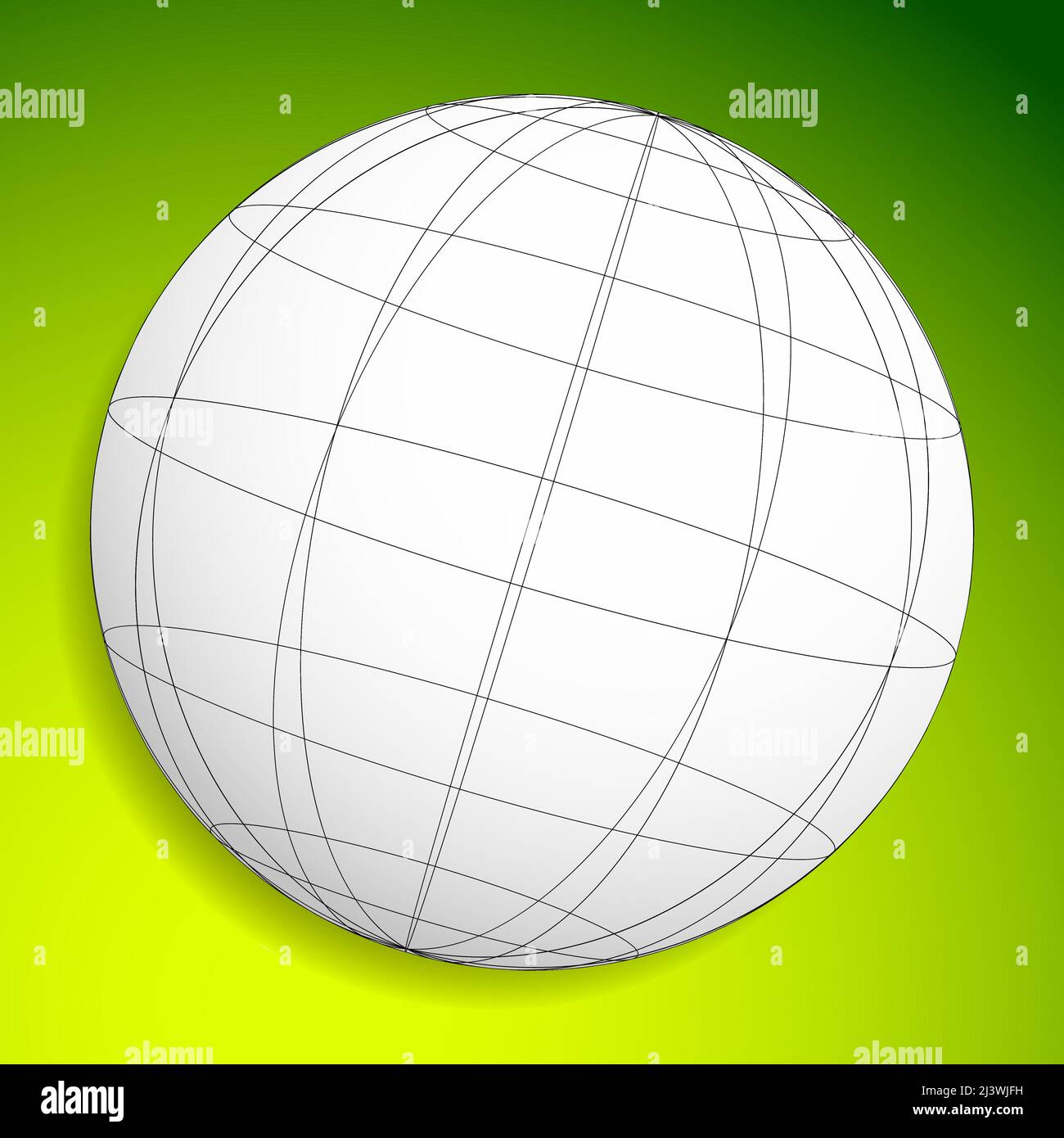 Wireframe, grid, mesh sphere, globe, ball vector illustration. Stock ...