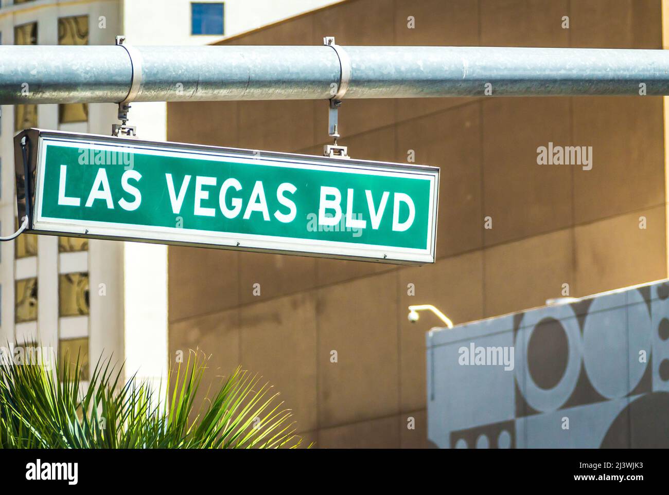 Las Vegas blvd Boulevard street and road sign Stock Photo - Alamy