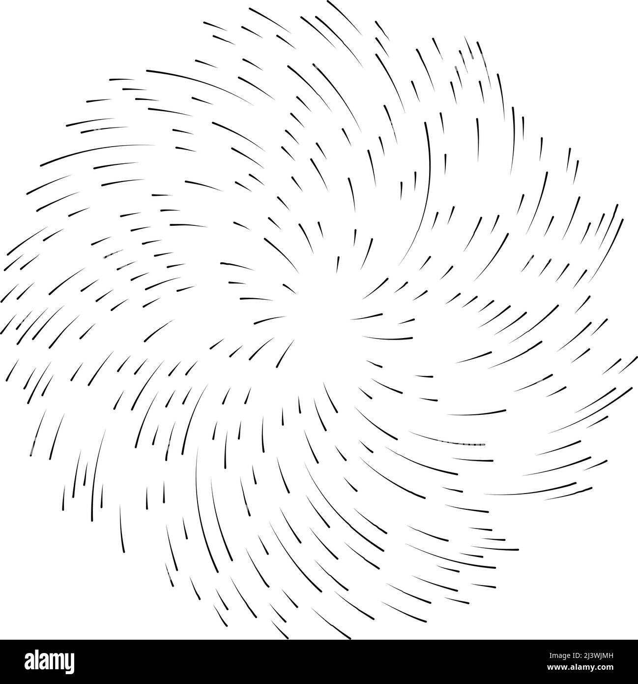 Spiral, swirl, twirl element. Vortex, eddy, spire and helix vector ...