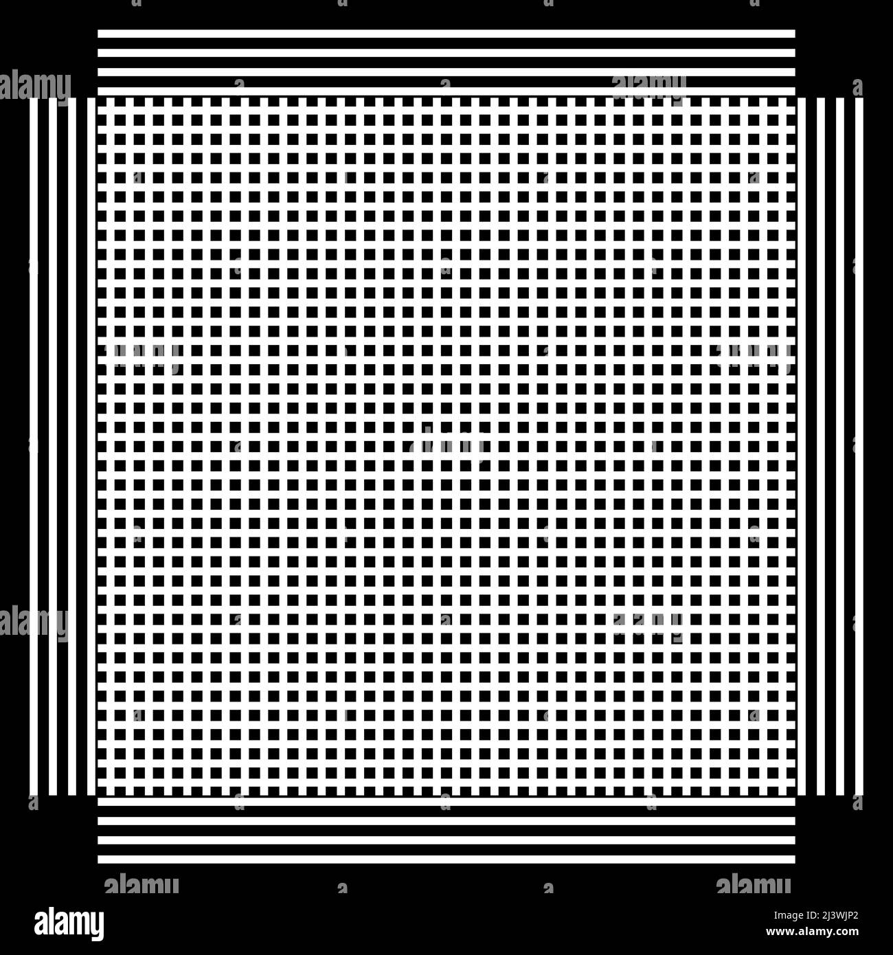 Rail, grating, grill lines grid, mesh pattern, texture element. Stock ...
