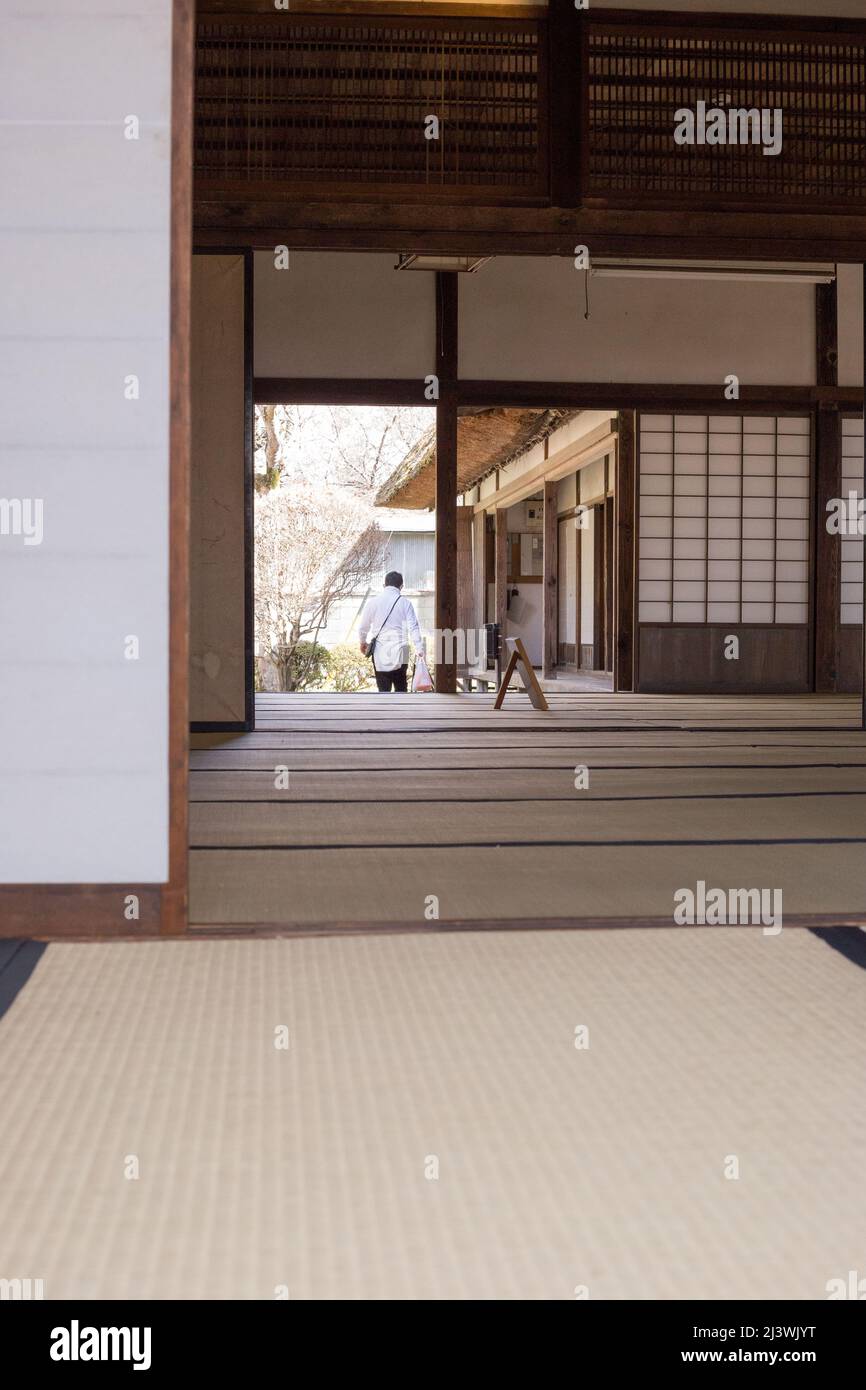 ina, nagano, japan, 2022/10/04 , Shintokukan at Takato Joshi Park ...