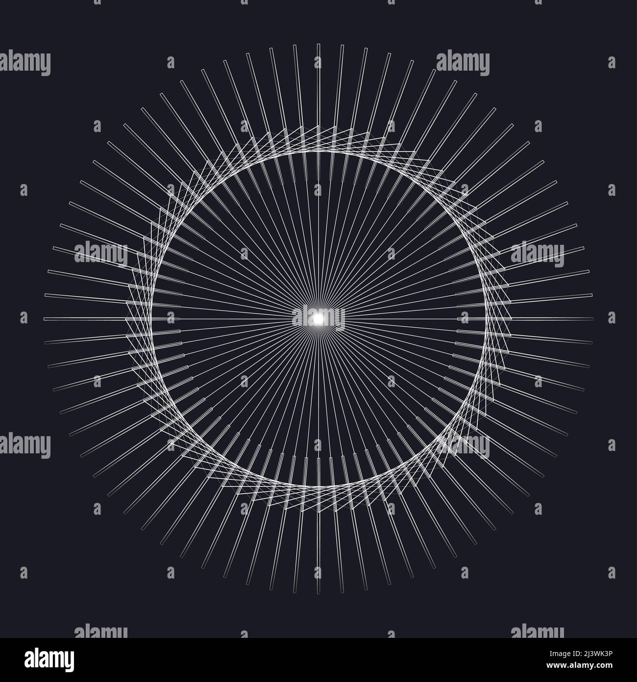 Geometric abstract circle element, design. Stock vector illustration ...