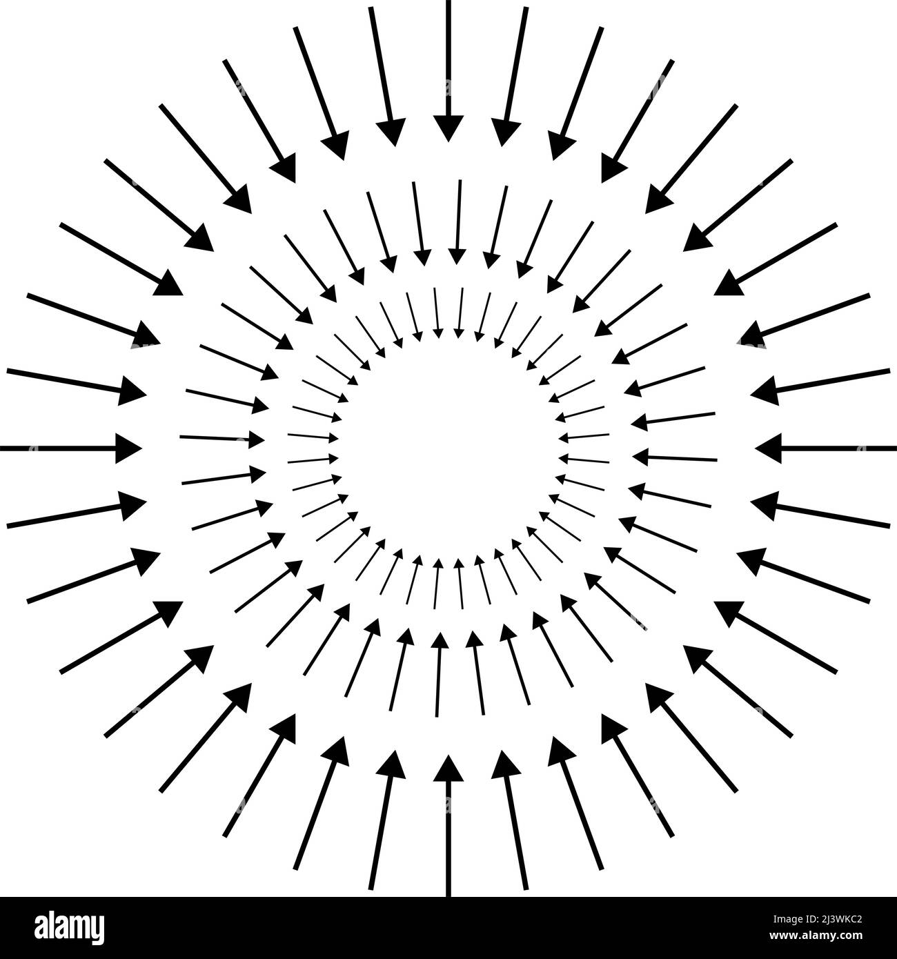 Convergence arrows icon hi-res stock photography and images - Alamy