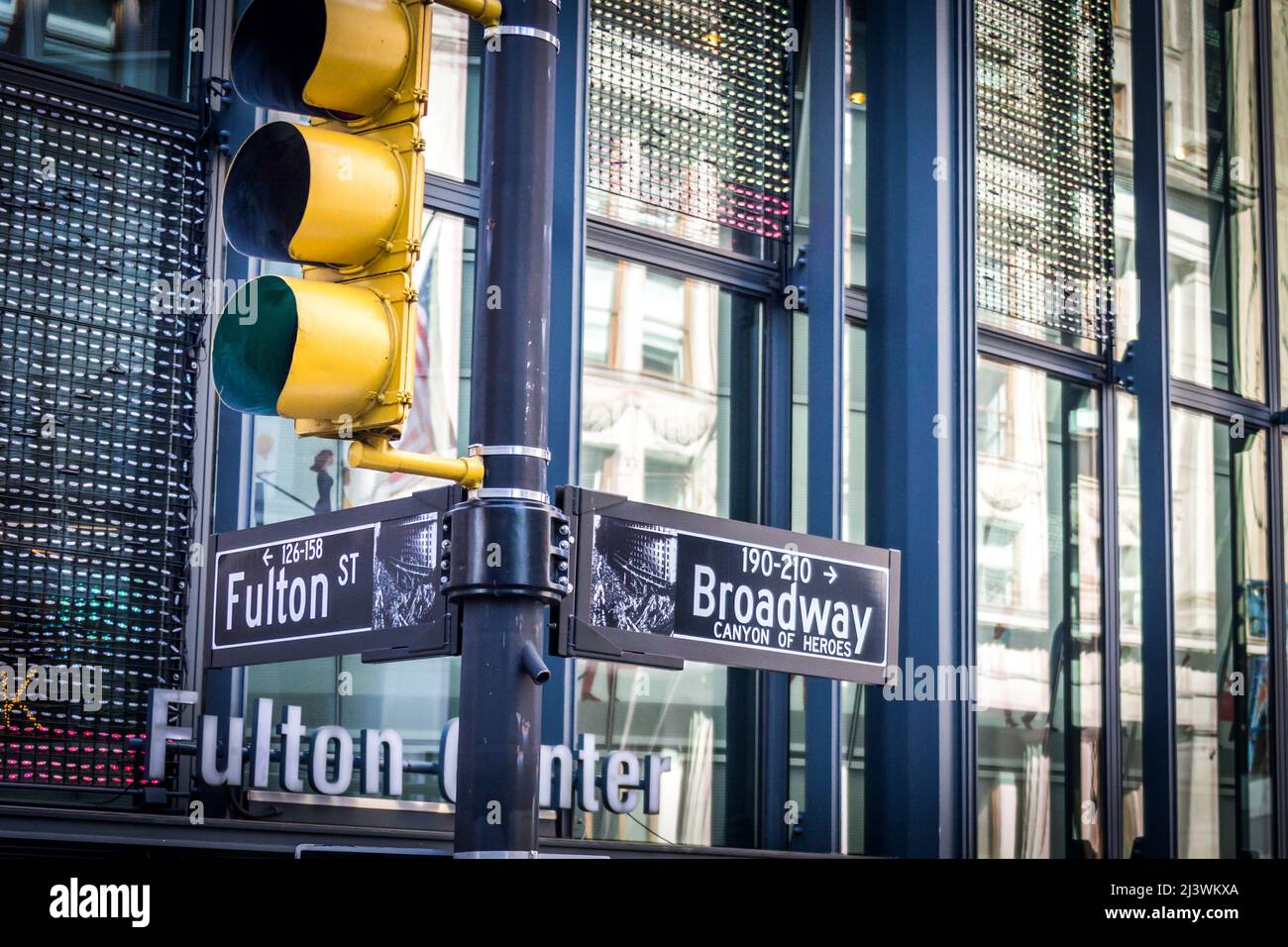NEW YORK, NEW YORK - MAY 16, 2019: Broadway street sign in New York ...