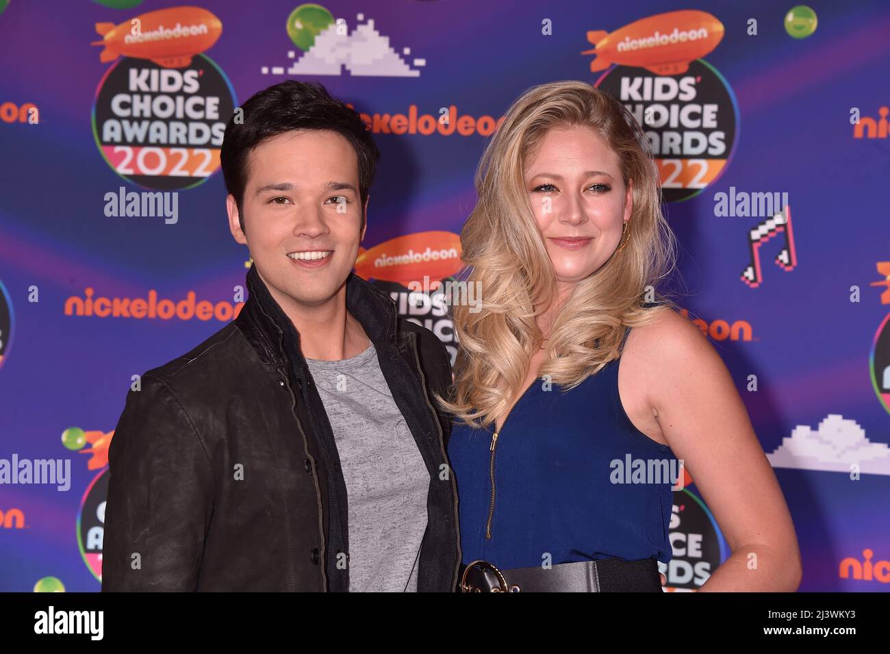 Santa Monica, Ca. 9th Apr, 2022. Nathan Kress, London Elise Kress at ...