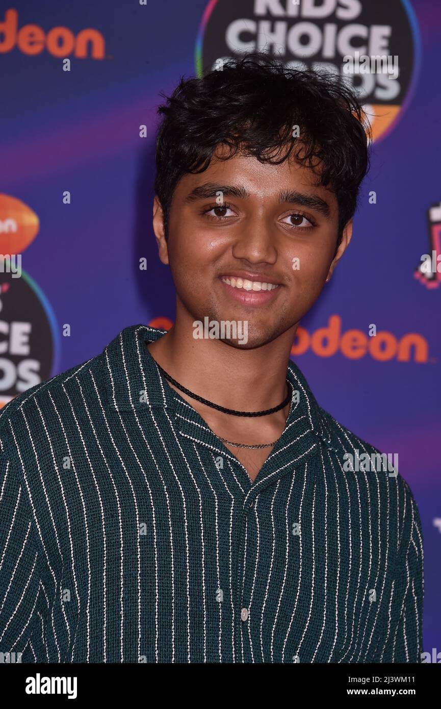 Santa Monica, Ca. 9th Apr, 2022. Arjun Athalye at the 2022 Nickelodeon ...