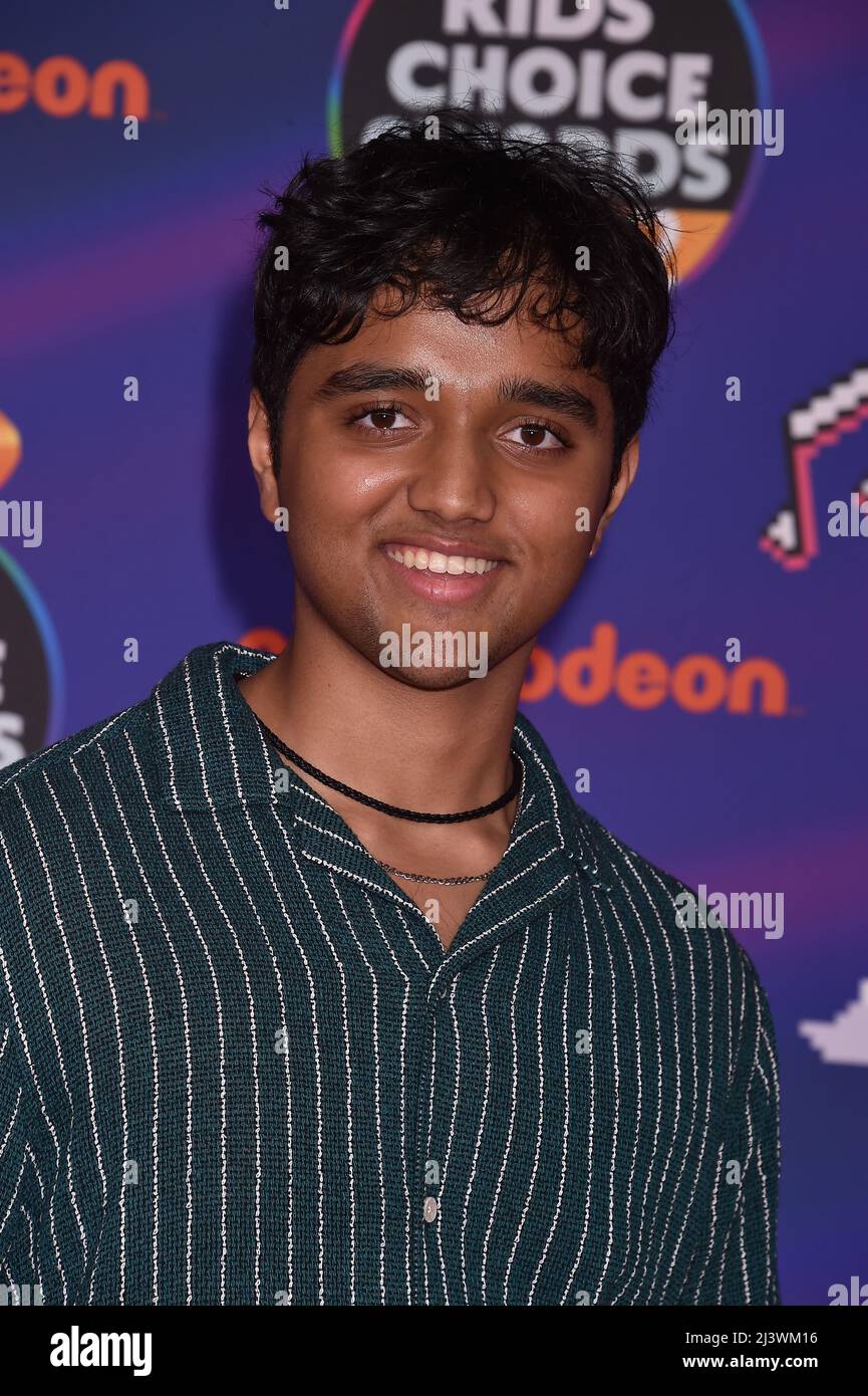 Santa Monica, Ca. 9th Apr, 2022. Arjun Athalye at the 2022 Nickelodeon ...
