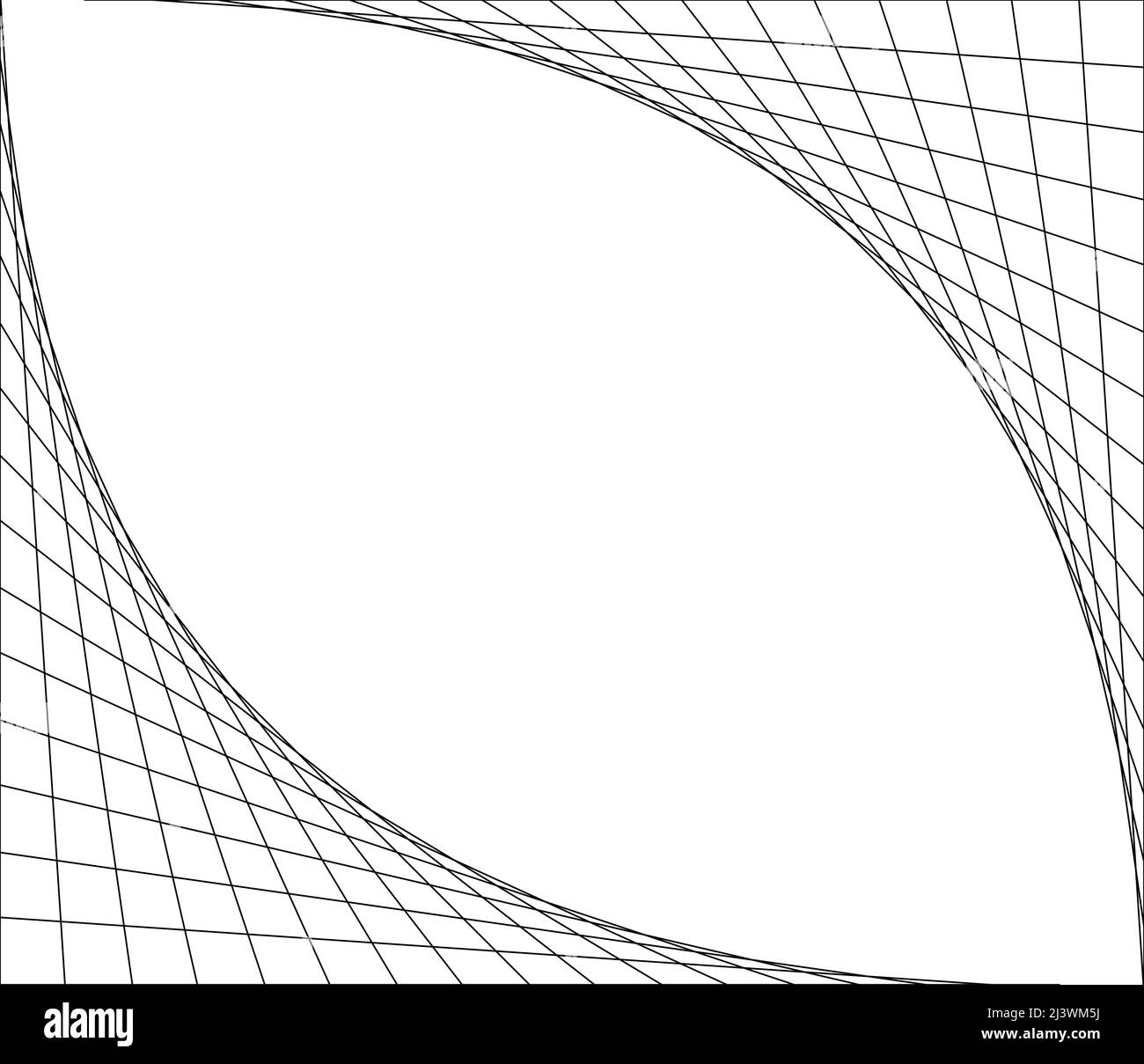 Netting, intersecting lines grid, mesh corners vector pattern, texture ...