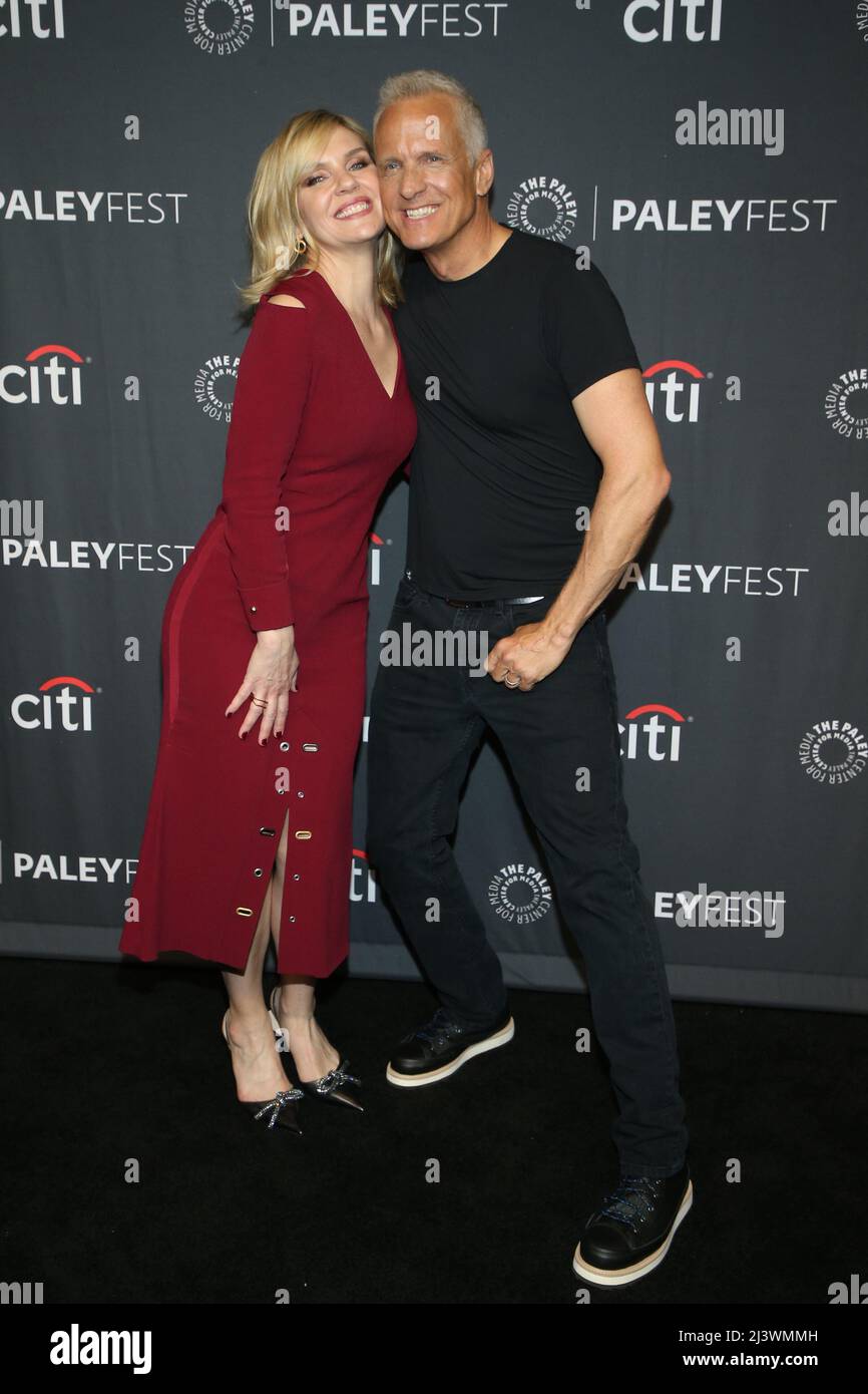 Hollywood, Ca. 9th Apr, 2022. Rhea Seehorn and Patrick Fabian at the ...