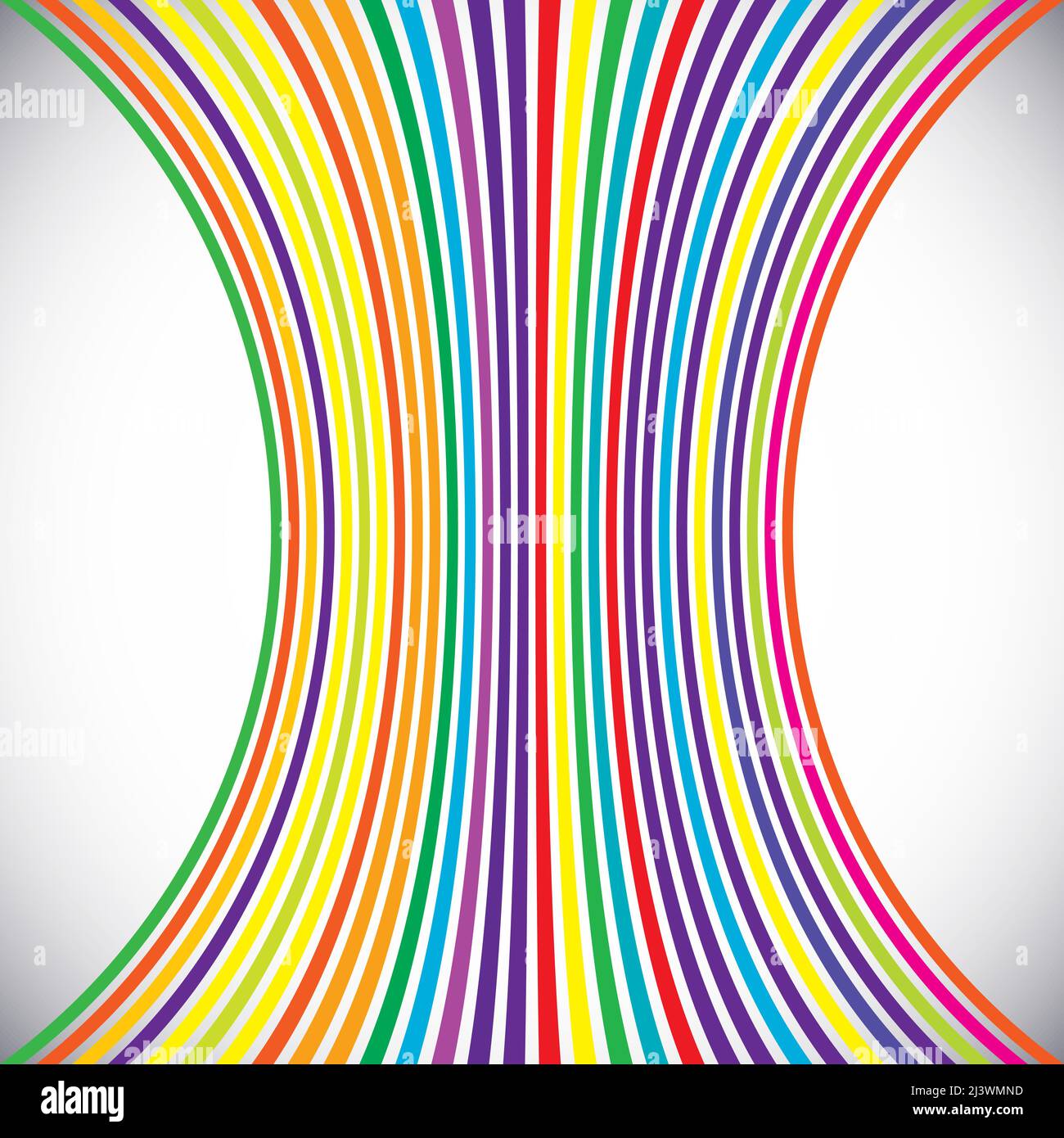 Distorted, deformed lines and stripes vector element. Stock vector ...