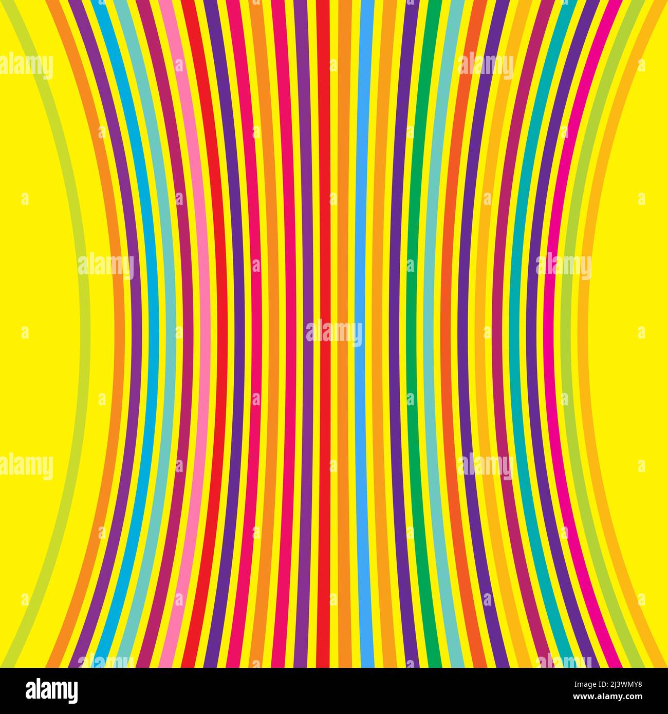 Distorted, deformed lines and stripes vector element. Stock vector ...