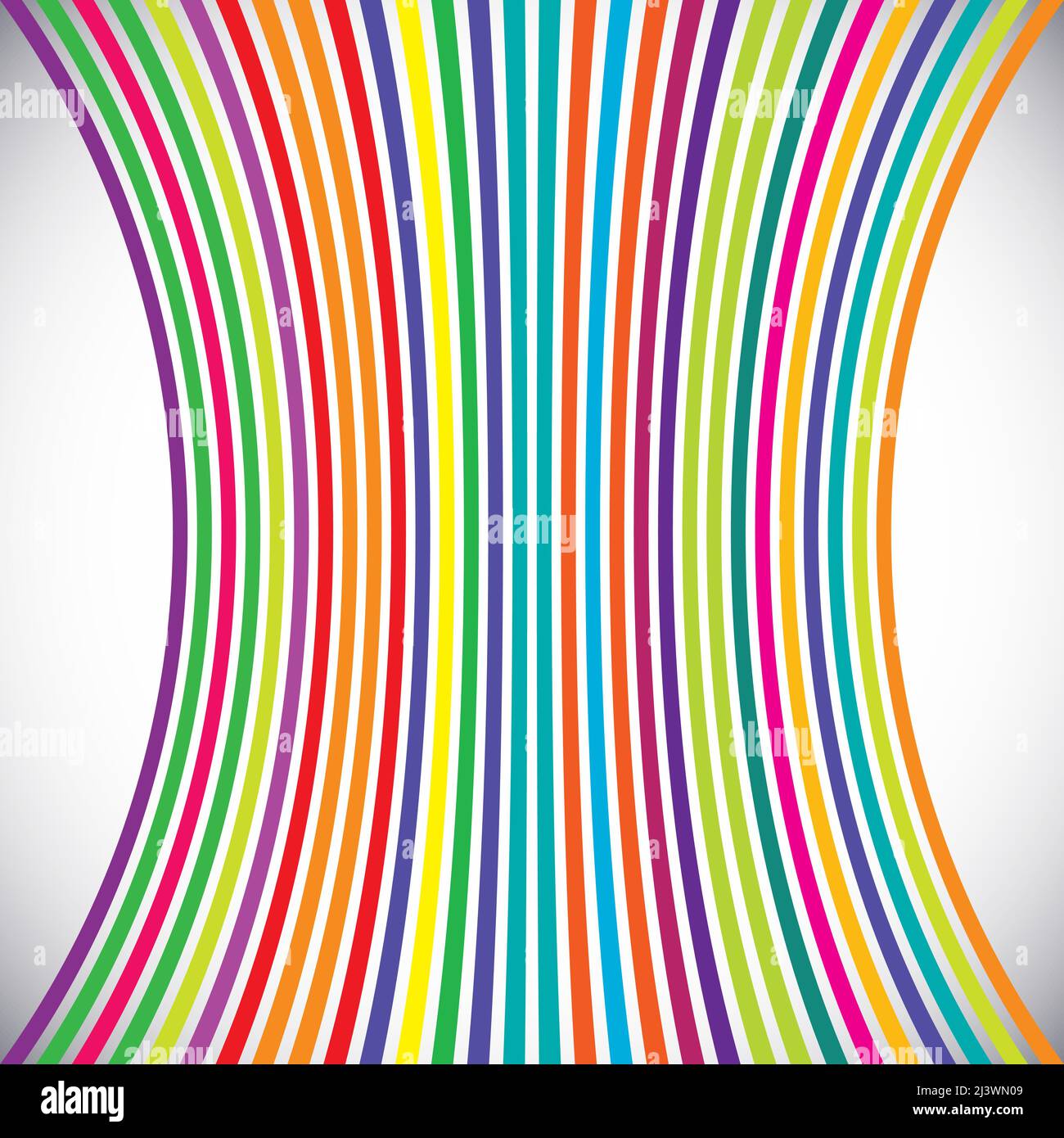 Distorted, deformed lines and stripes vector element. Stock vector ...