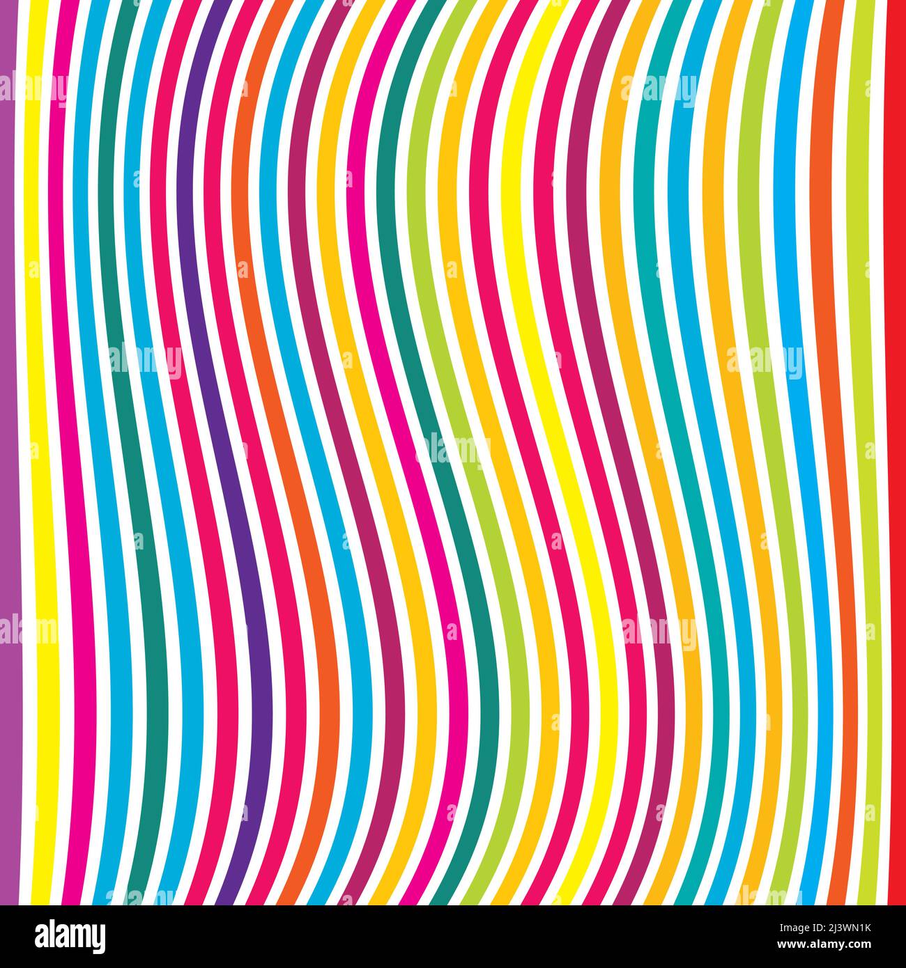 Distorted, deformed lines and stripes vector element. Stock vector ...