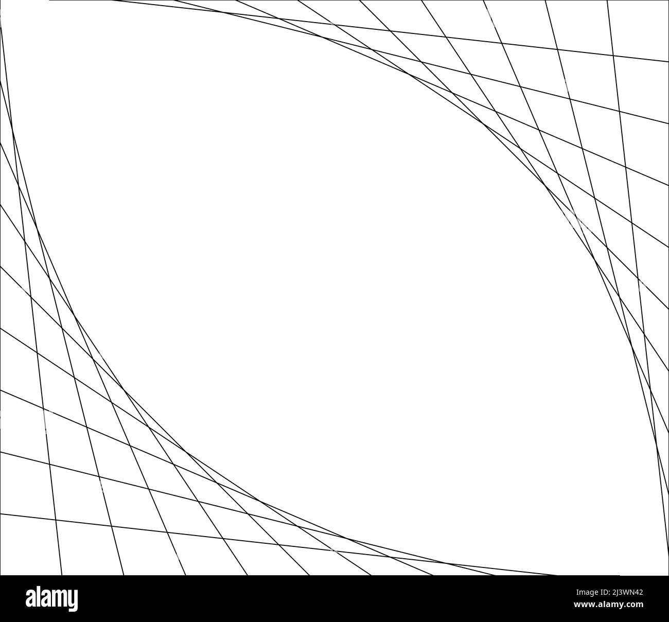 Netting, intersecting lines grid, mesh corners vector pattern, texture ...