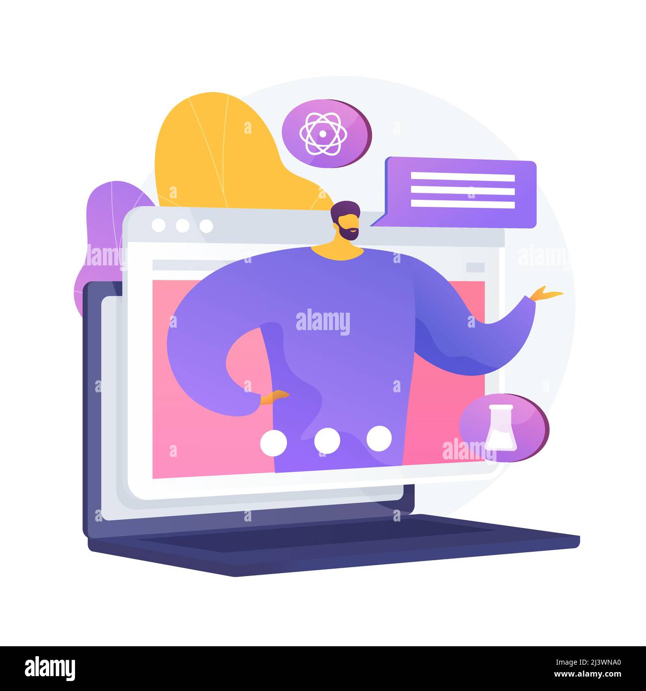 Biochemist vector vectors Cut Out Stock Images & Pictures - Alamy