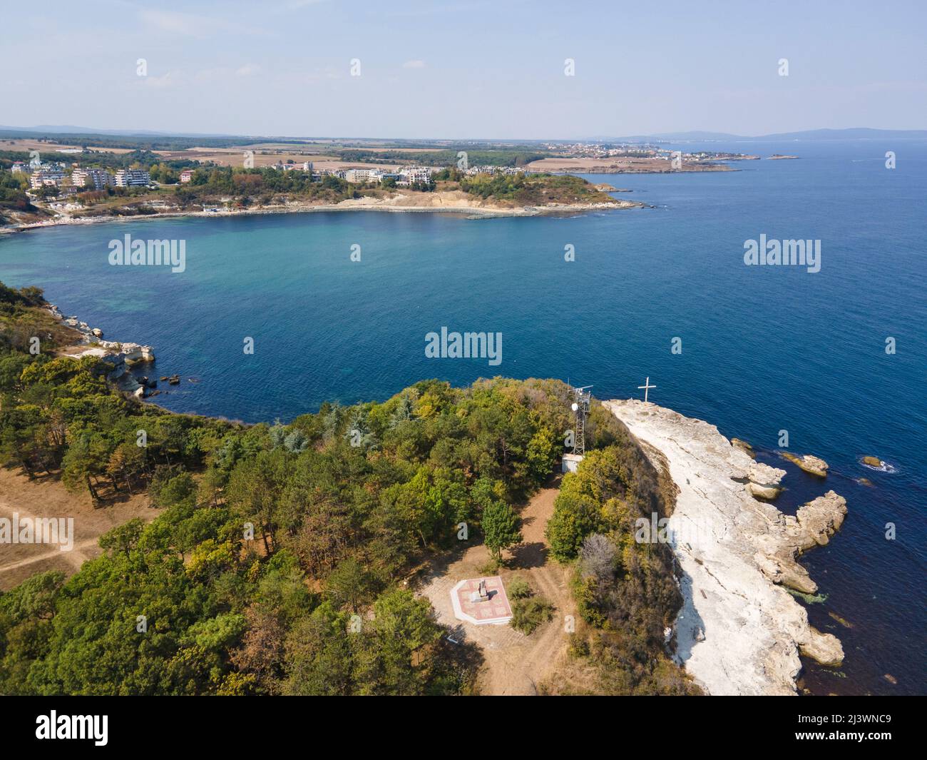Aerial view of Town of Tsarevo, Burgas Region, Bulgaria Stock Photo - Alamy